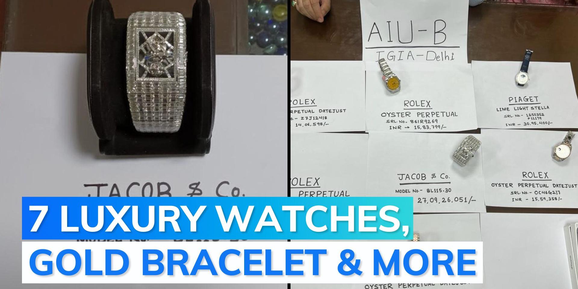 ‘Biggest seizure’ at Delhi airport customs, watch worth Rs 27 crores ...