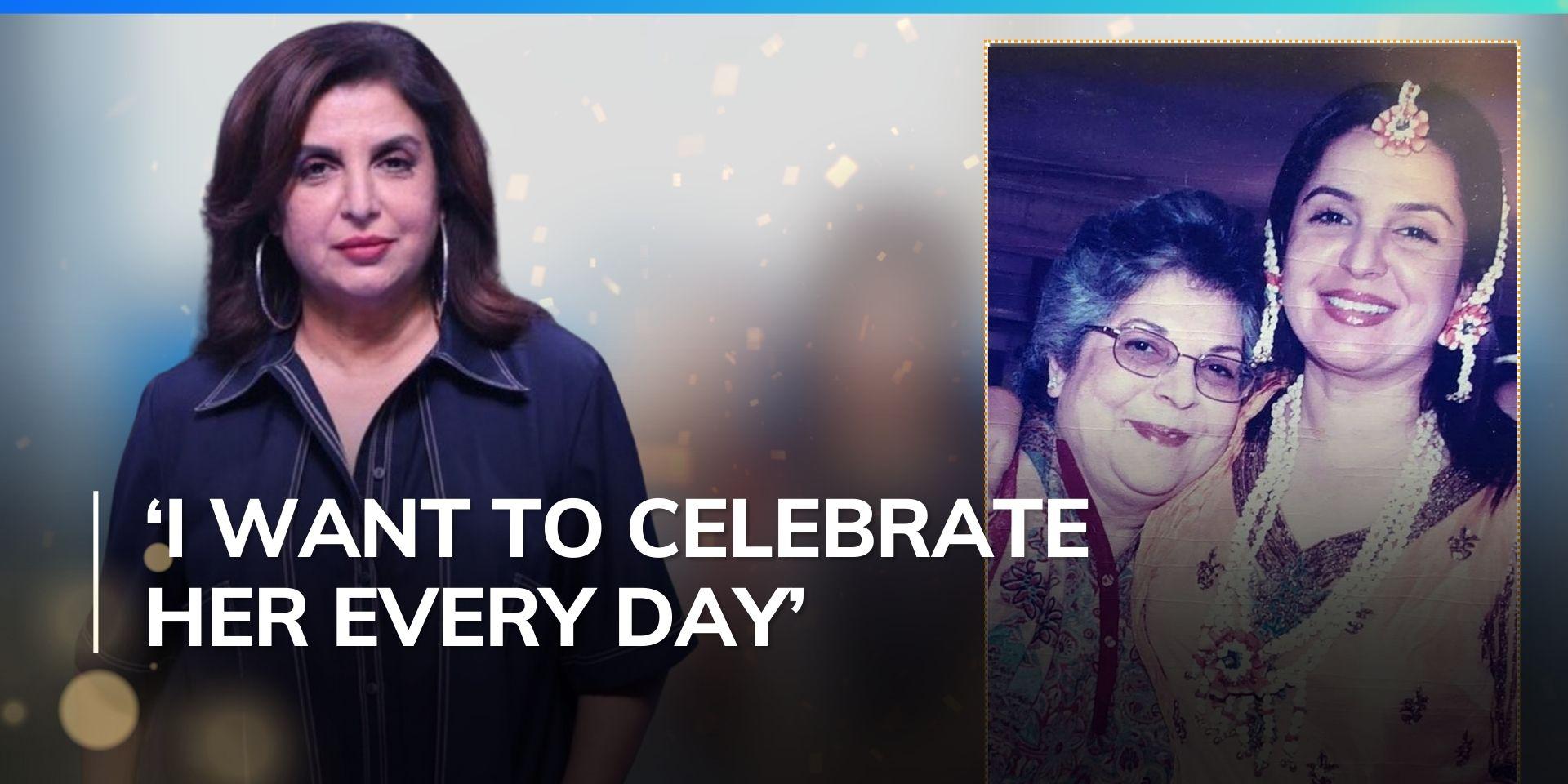 Farah Khan shares 1st post after mom Menaka Irani’s death: ‘Don’t want ...