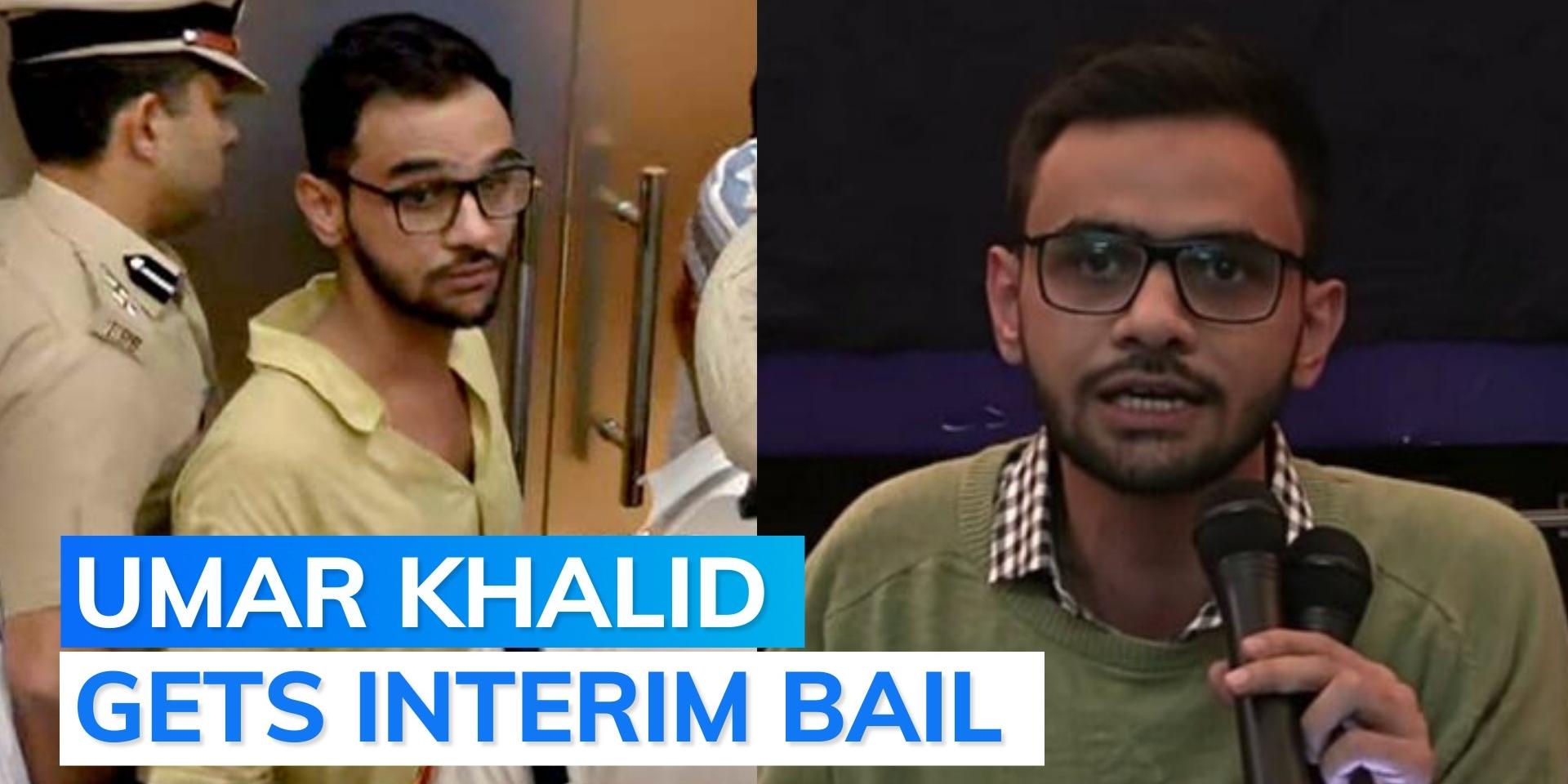 Umar Khalid granted interim bail for seven days to attend sister‘s wedding | Editorji