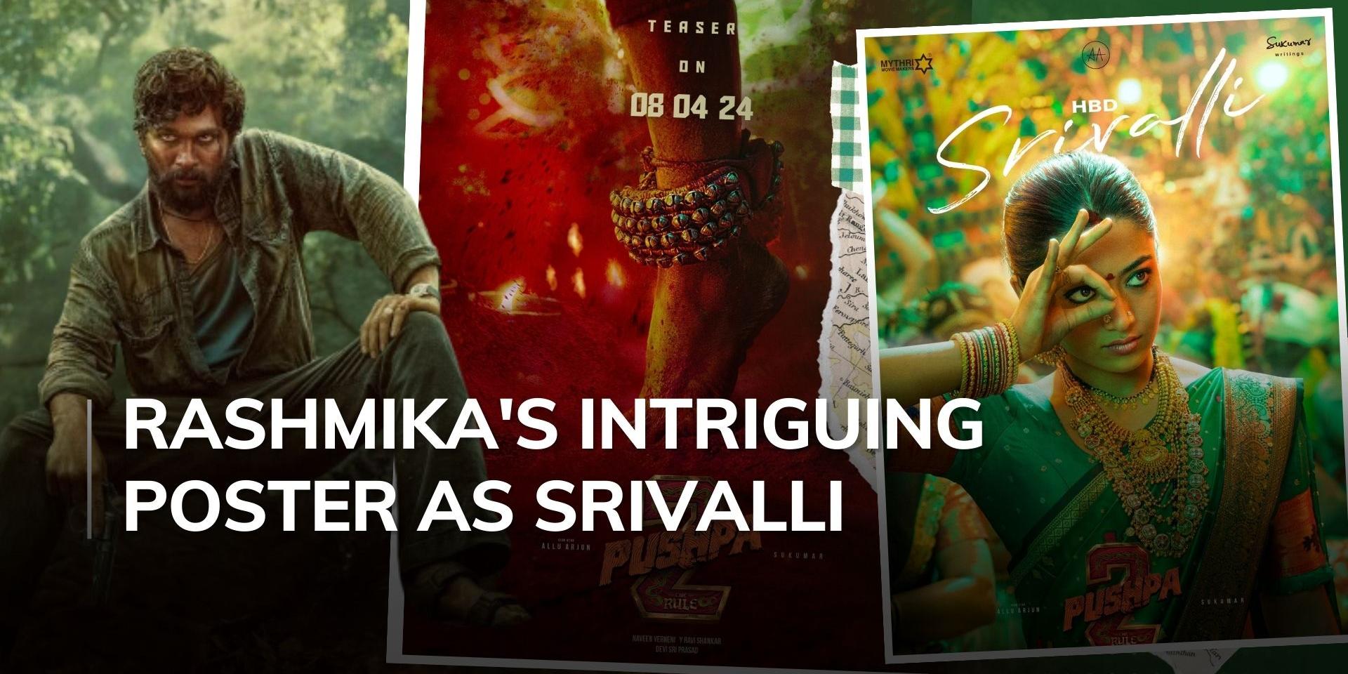 ‘Pushpa 2’: Rashmika Mandanna sports sindoor as she returns as Srivalli; 1st look out on her ...