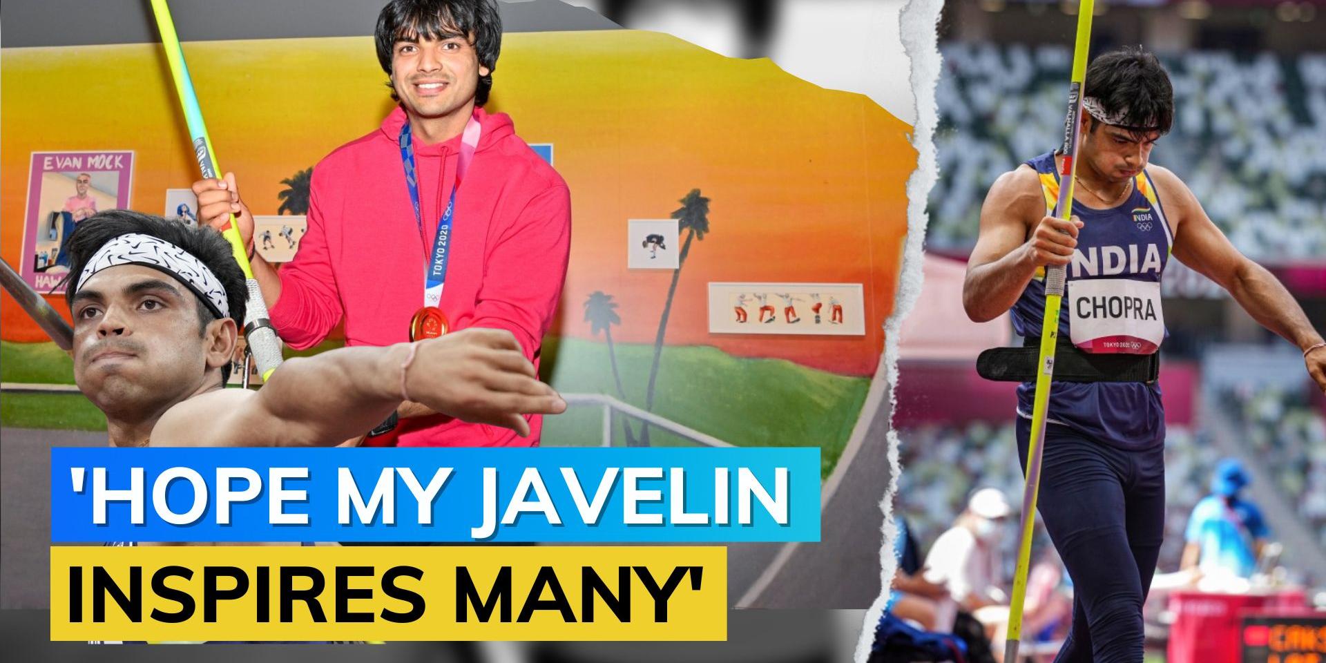 Neeraj Chopra‘s gold medal-winning javelin joins Abhinav Bindra’s rifle ... Neeraj Chopra‘s gold medal-winning javelin joins Abhinav Bindra’s rifle ...