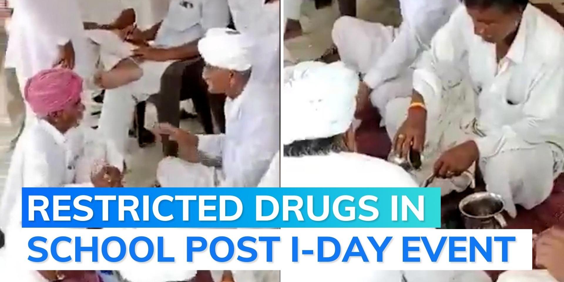 Video: Opium, poppy husk served, consumed in Rajasthan school post I ...