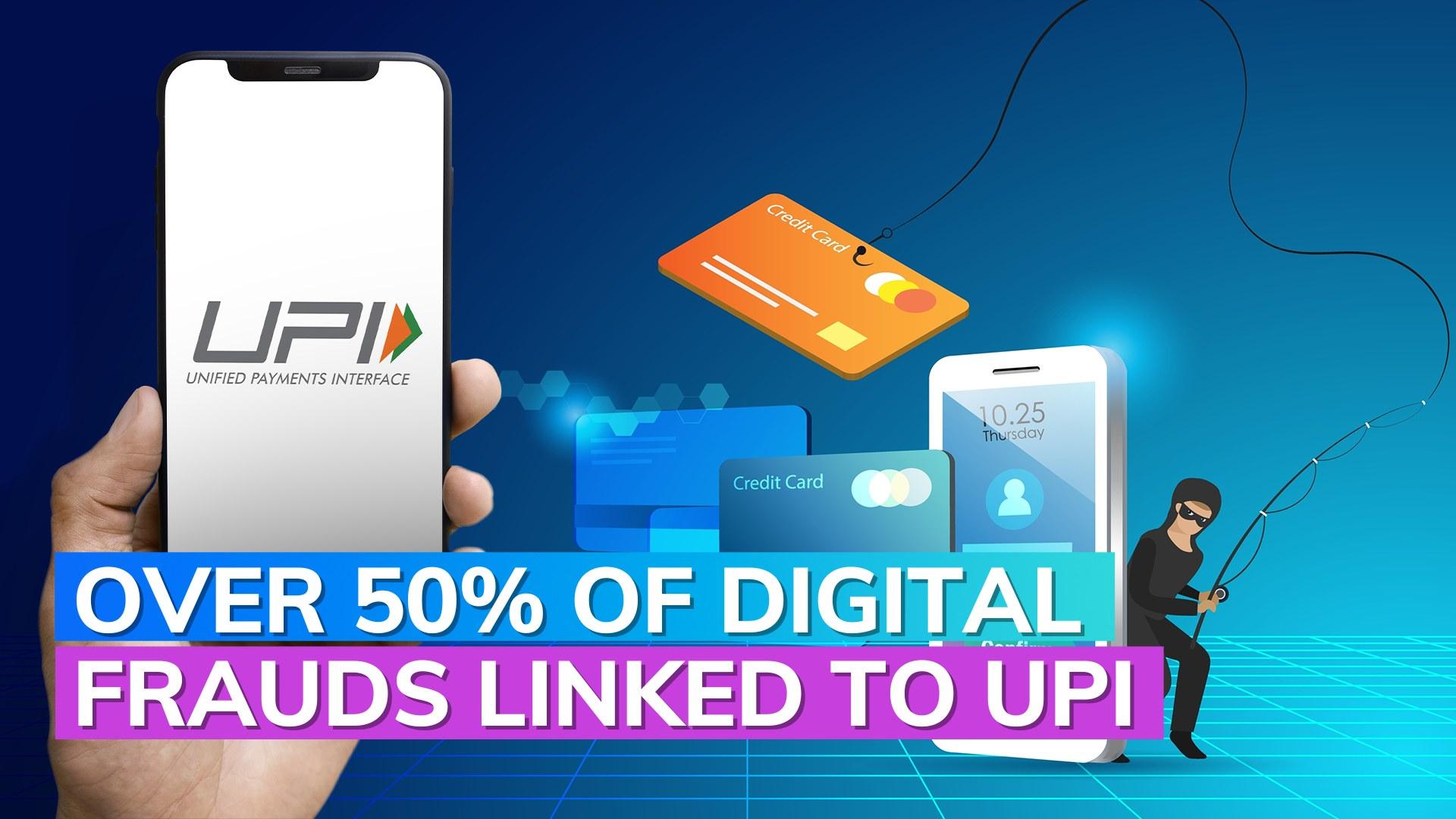 55% of all digital payment frauds in India are tied to UPI | Editorji