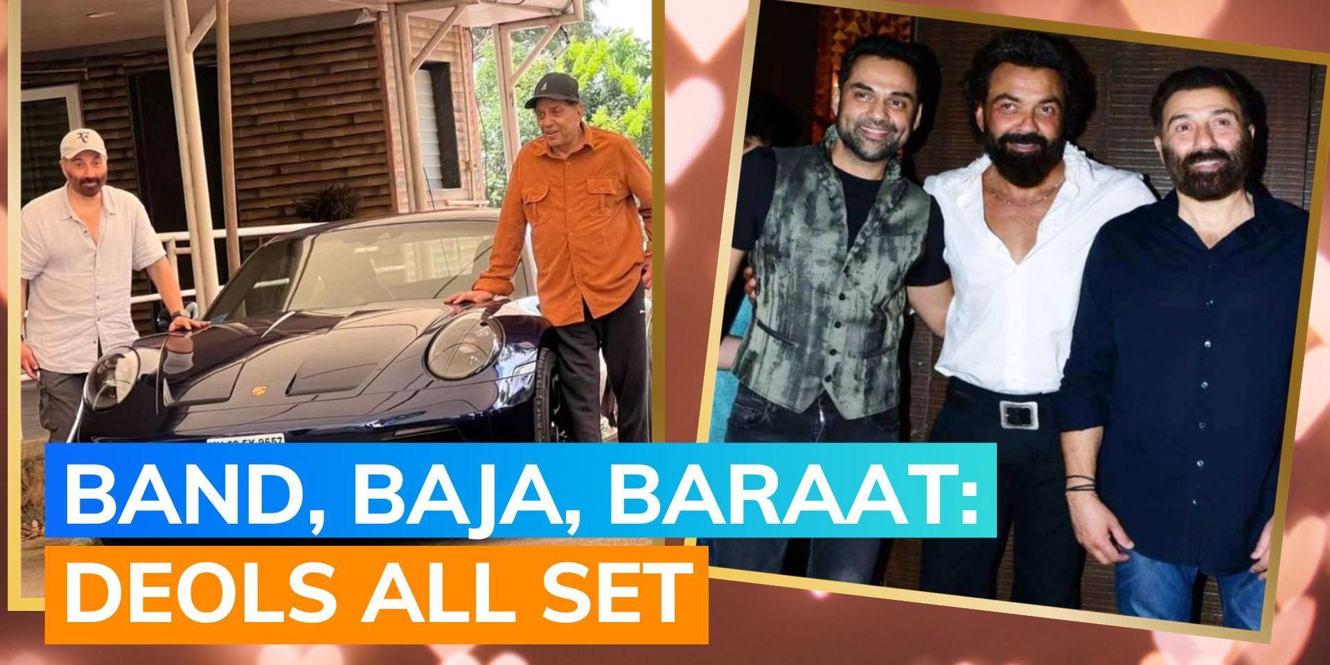 Karan Deol‘s pre-wedding party: Sunny Deol reunites with brothers Bobby ...