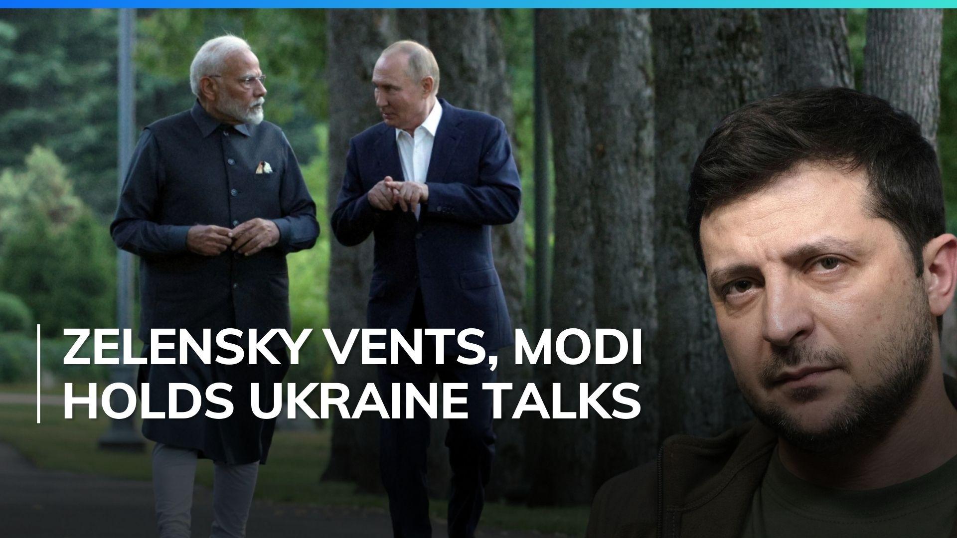 Ukraine President Zelensky ‘disappointed’ with Modi meeting Putin ...