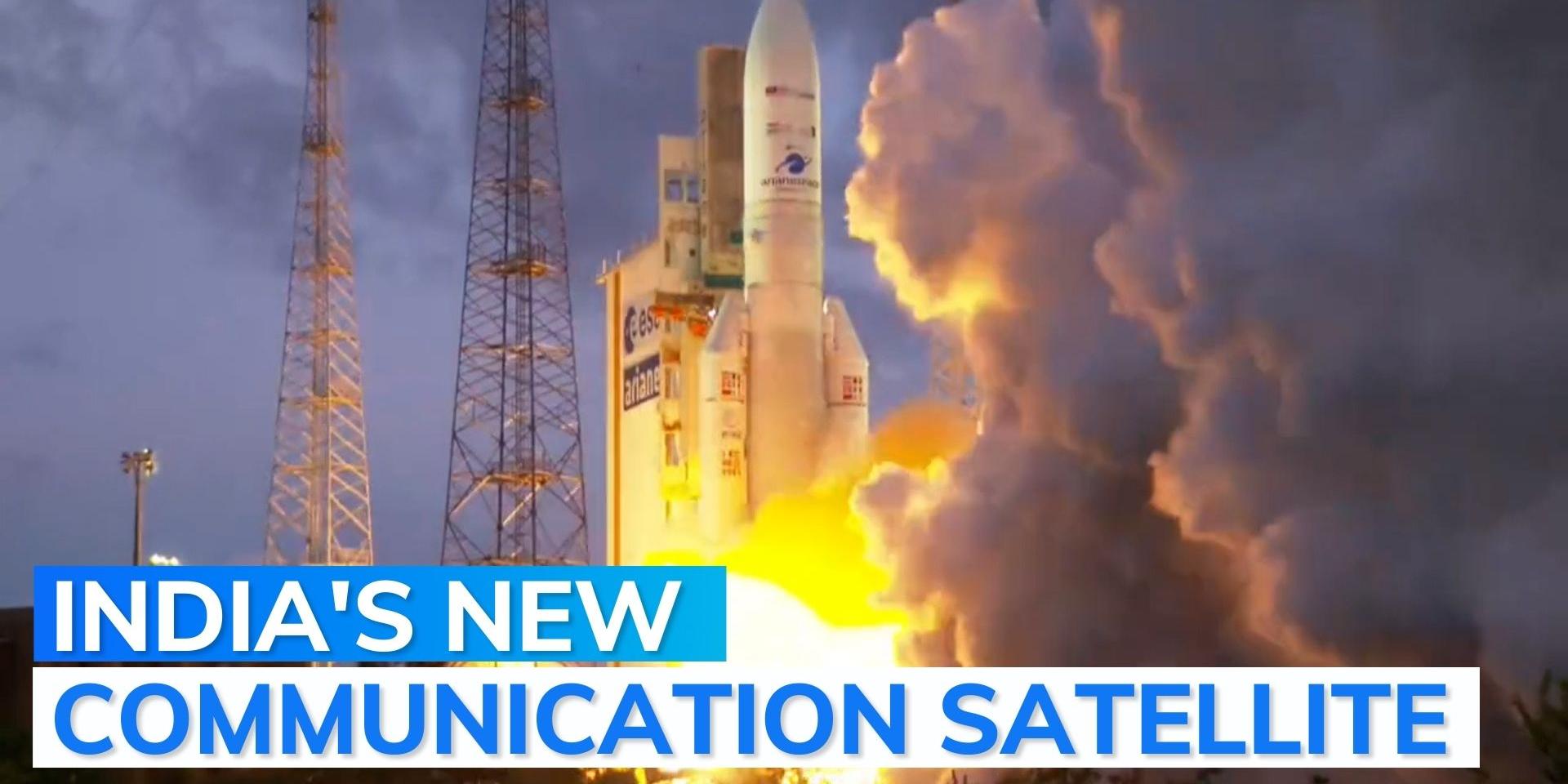 India‘s latest satellite GSAT-24 successfully launched from French ...