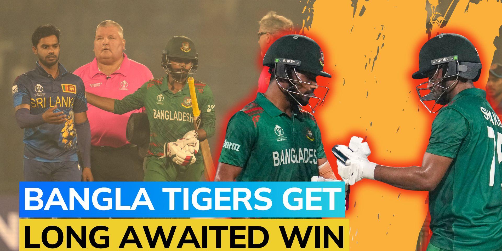 ICC Cricket World Cup: Bangladesh beat Sri Lanka by 3 wickets in ...