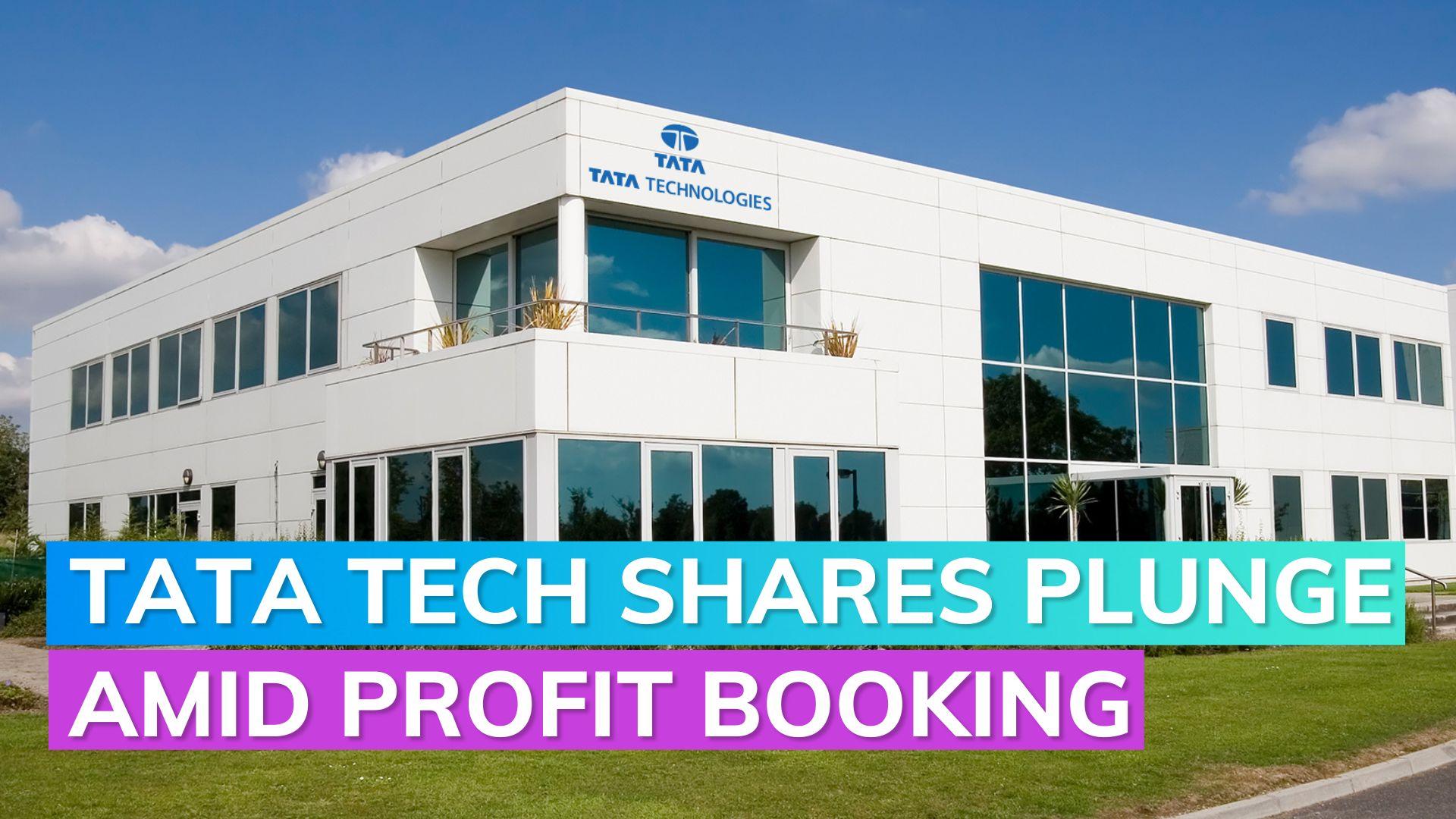 Profit Booking: Tata Technologies shares crash 8%; m-cap slips below Rs ...