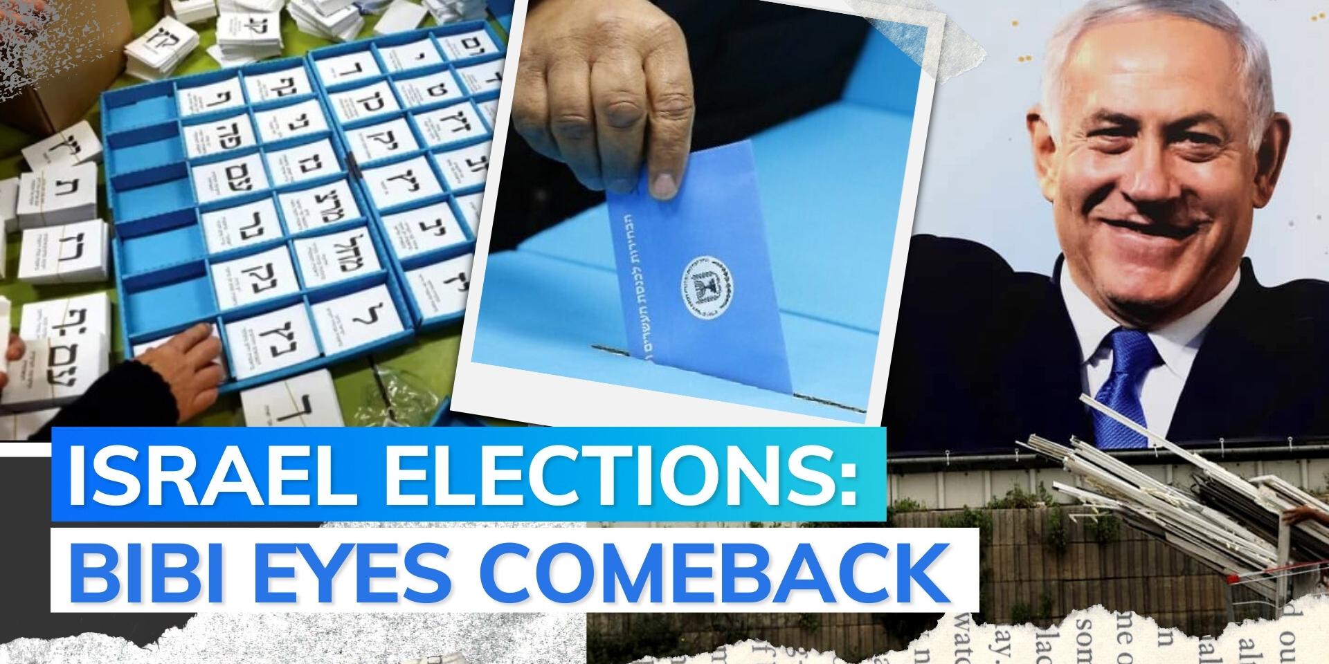 Netanyahu looking for a comeback as Israel votes for the fifth time in ...