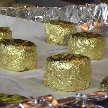 Surat sweet shop unveils gold ghari at ₹9k/kg for festive season | Editorji