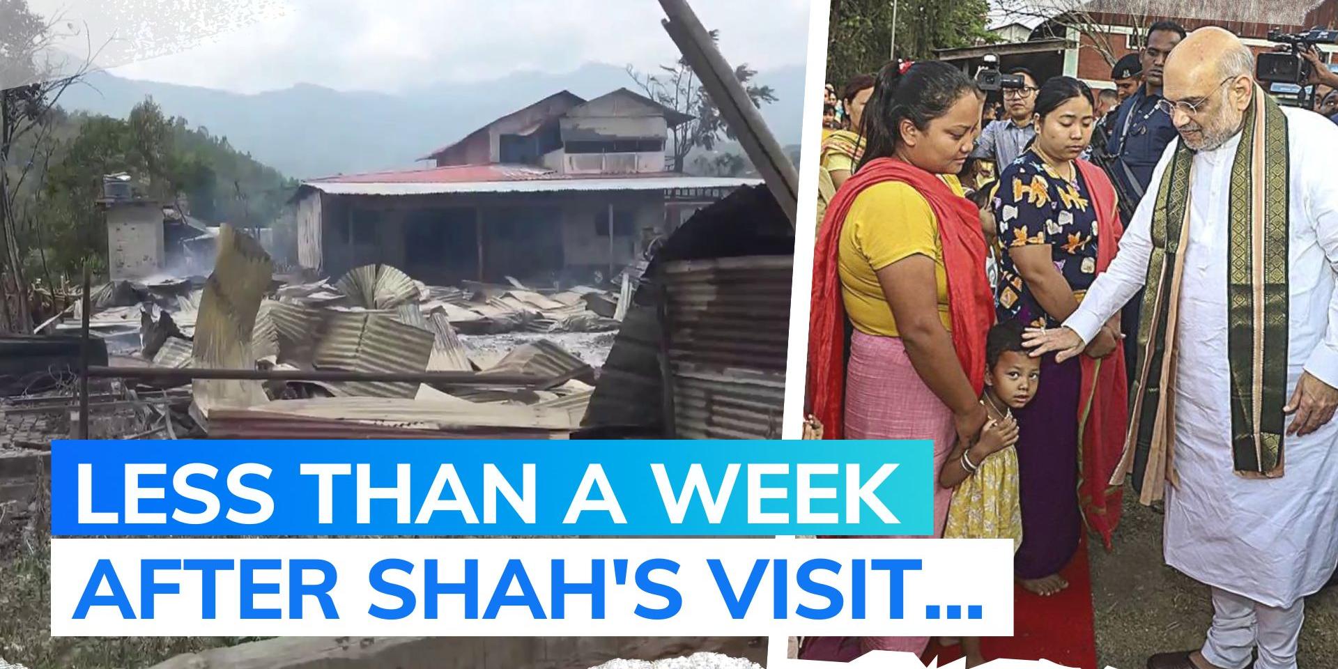 Manipur: angry villagers set fire to Kuki militant camp, say reports ...