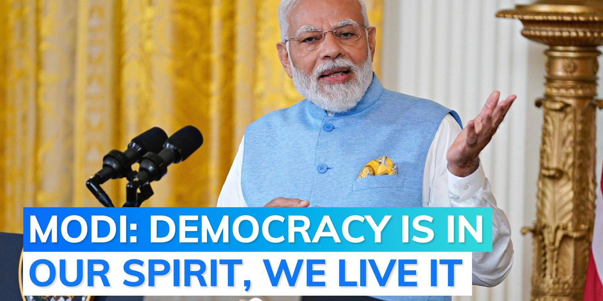 PM Modi presser: no democracy without human rights for all, minorities ...