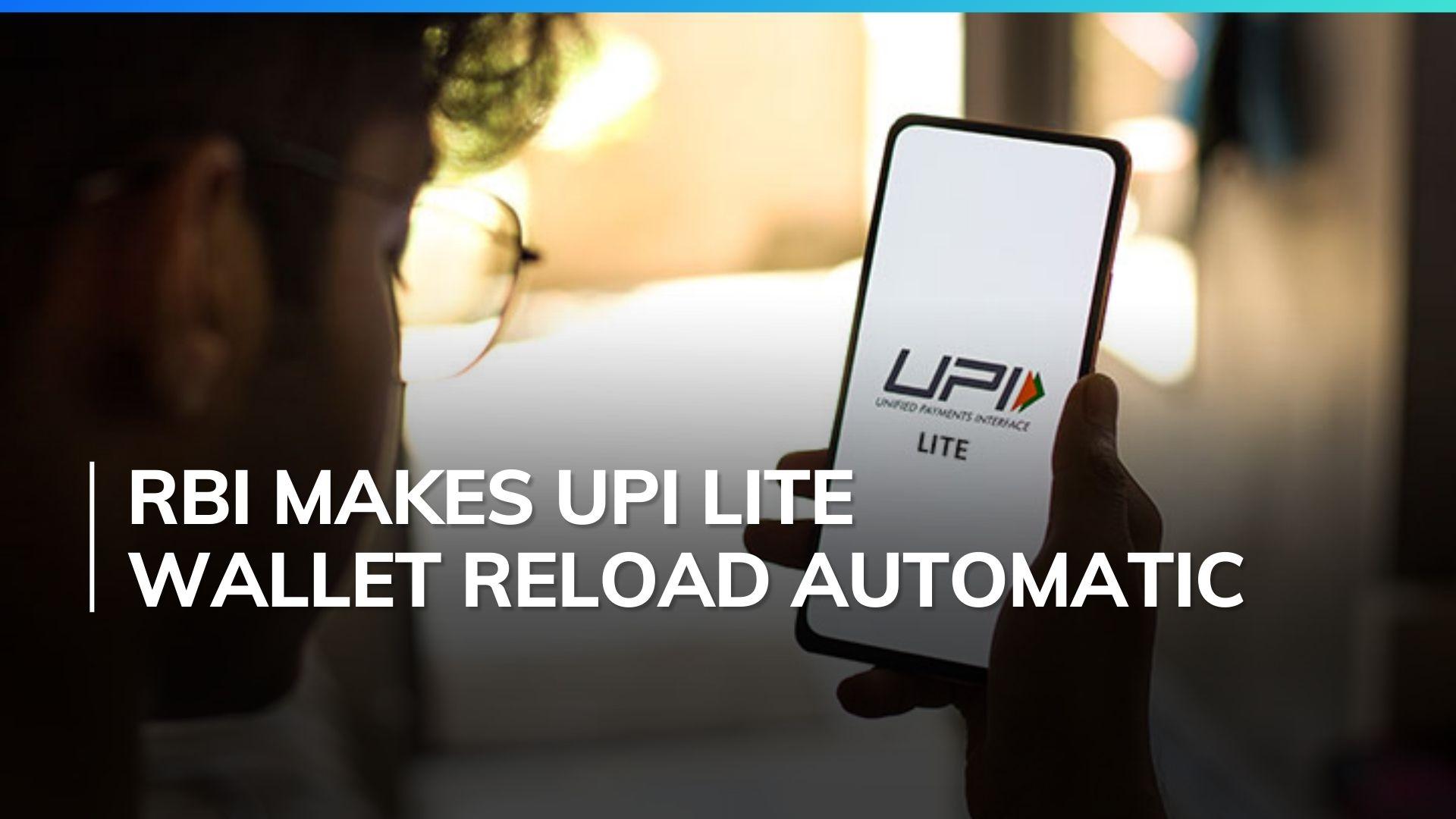 RBI launches auto wallet reload option for UPI lite | Editorji