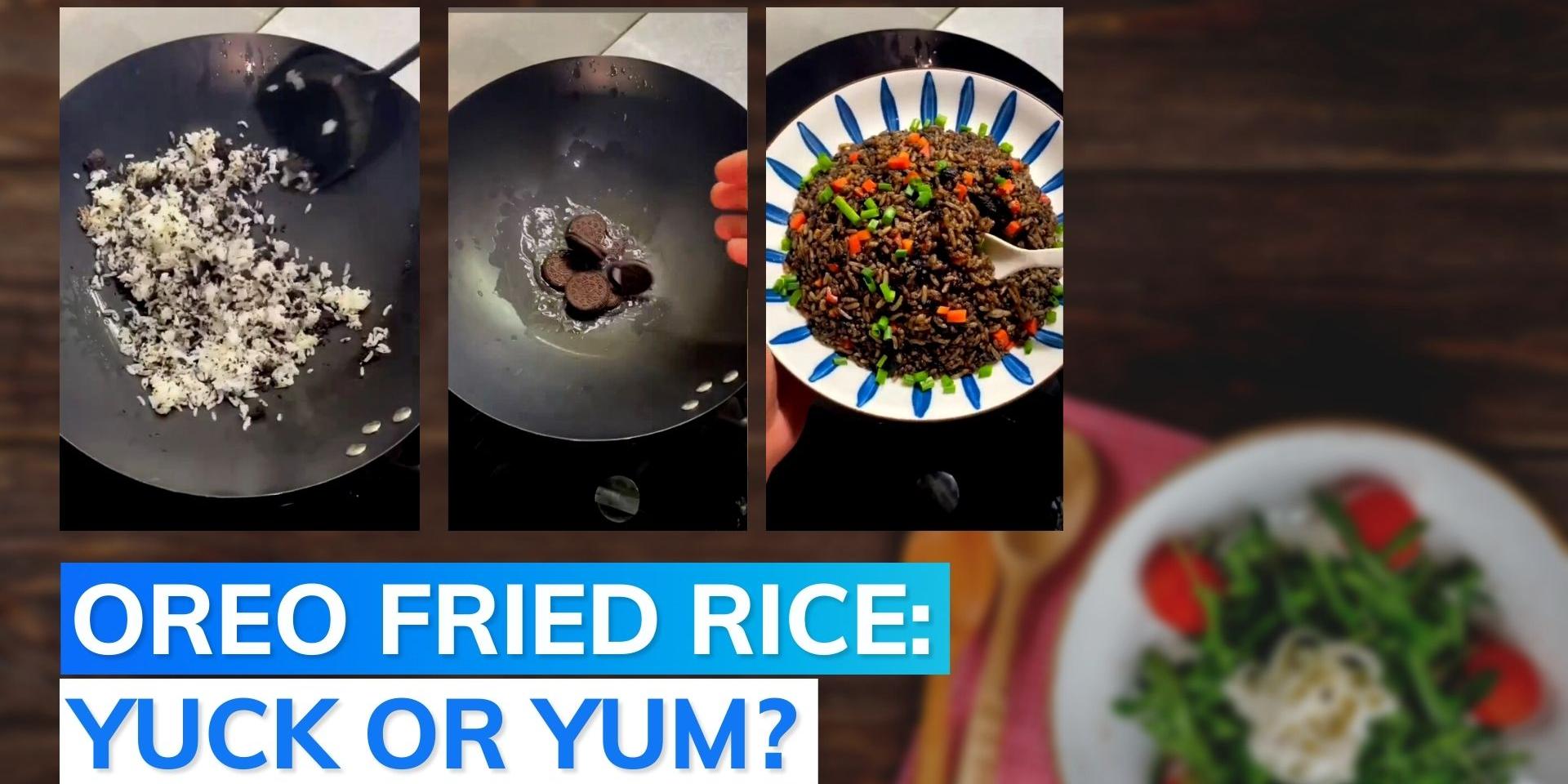 Watch: shouldn‘t ’Oreo fried rice‘ be the most bizarre food experiment ...