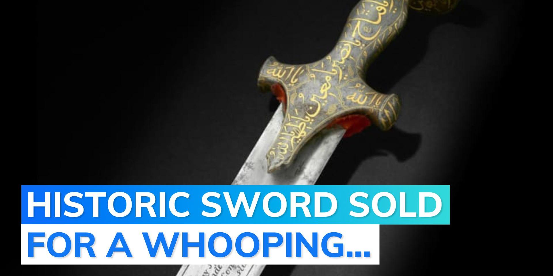 Tipu Sultan‘s iconic bedchamber sword auctioned at London’s auction ...