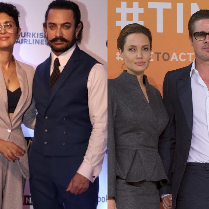 From Aamir Khan-Kiran Rao to Brad Pitt-Angelina Jolie, a look at some ...