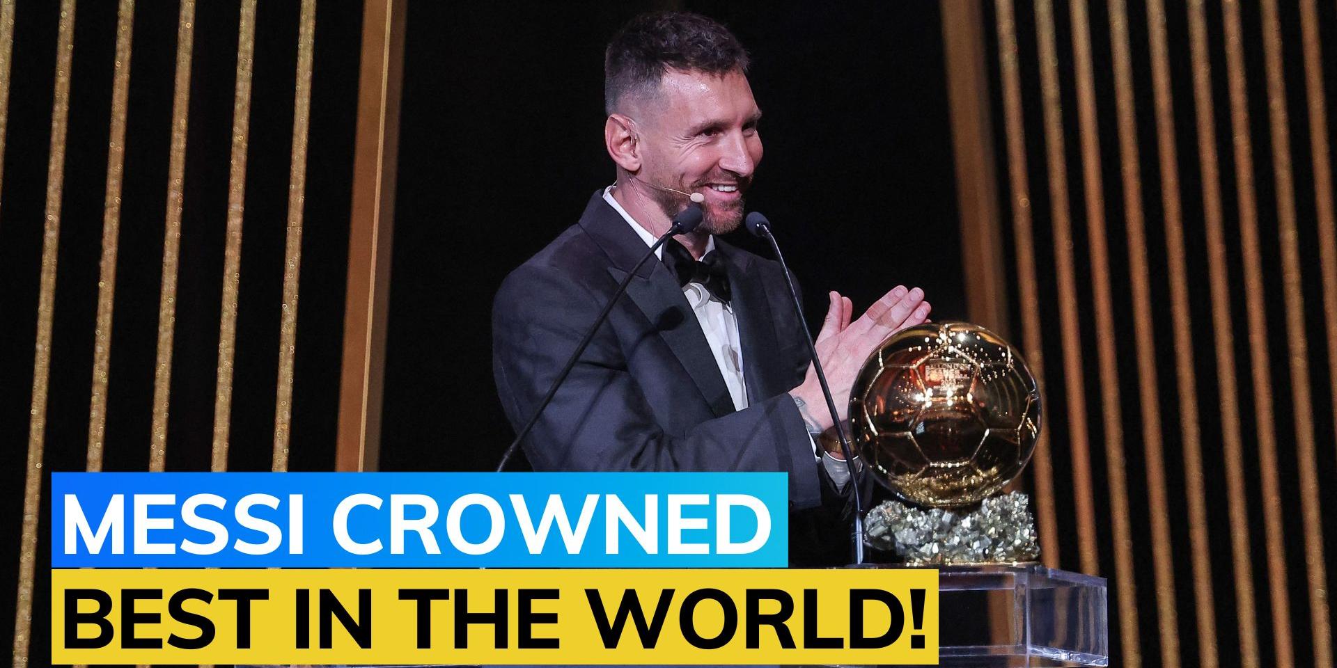 Lionel Messi pips Erling Haaland to win his record-extending 8th Ballon d‘Or | Watch video ...