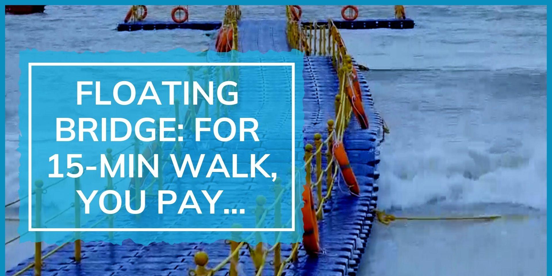 Want to walk on sea? First floating bridge in Karnataka inaugurated at ...