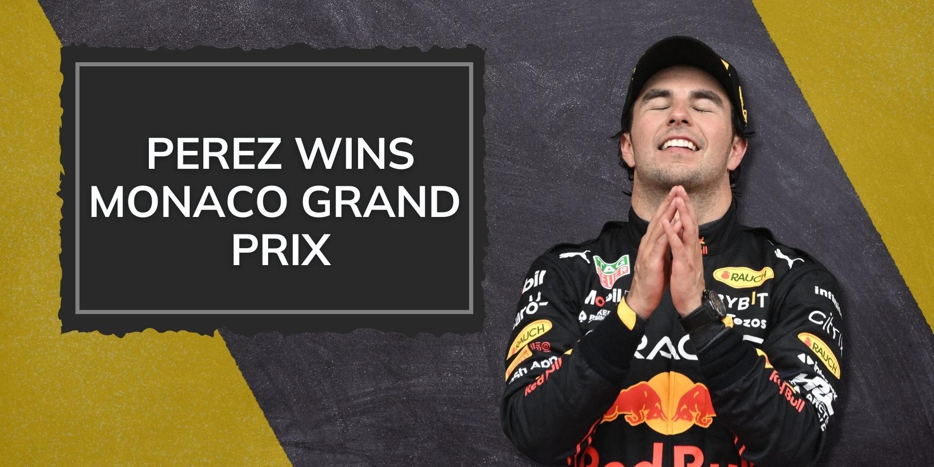 F1 Monaco Grand Prix: Sergio Perez wins first ever race at Monaco, Carlos Sainz finishes 2nd ...
