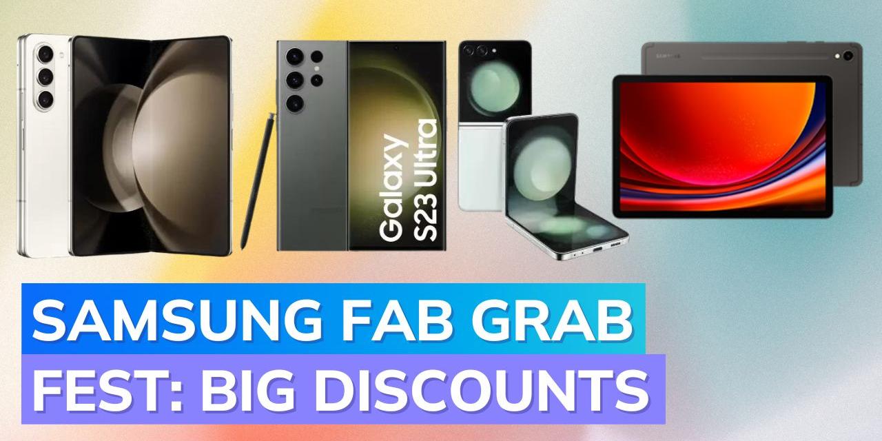 Samsung Fab Grab Fest: Up to 45% discount on Galaxy Z Fold 5, Galaxy Z ...