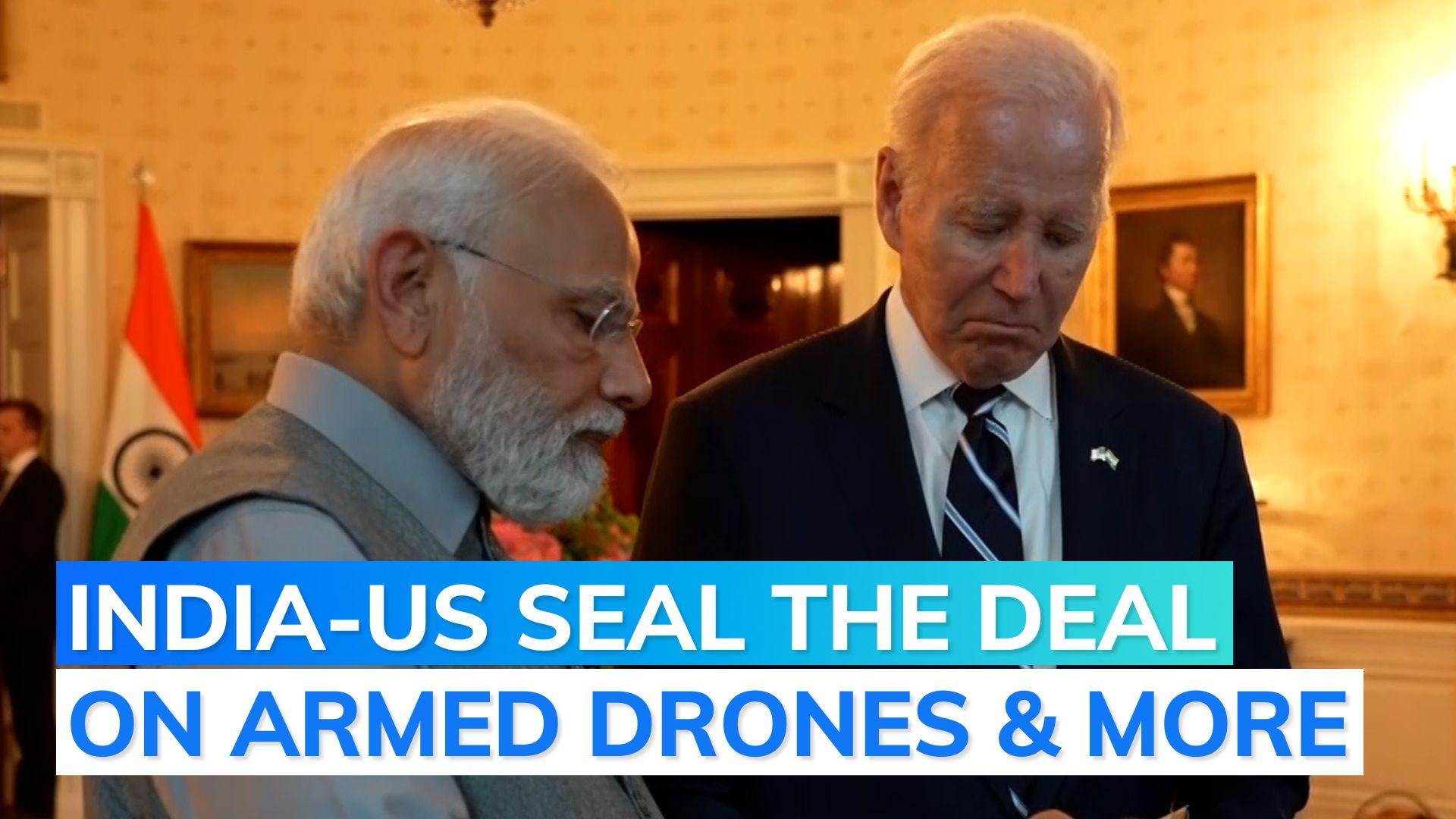 President Biden, PM Modi to announce deal on armed drones, says White ...
