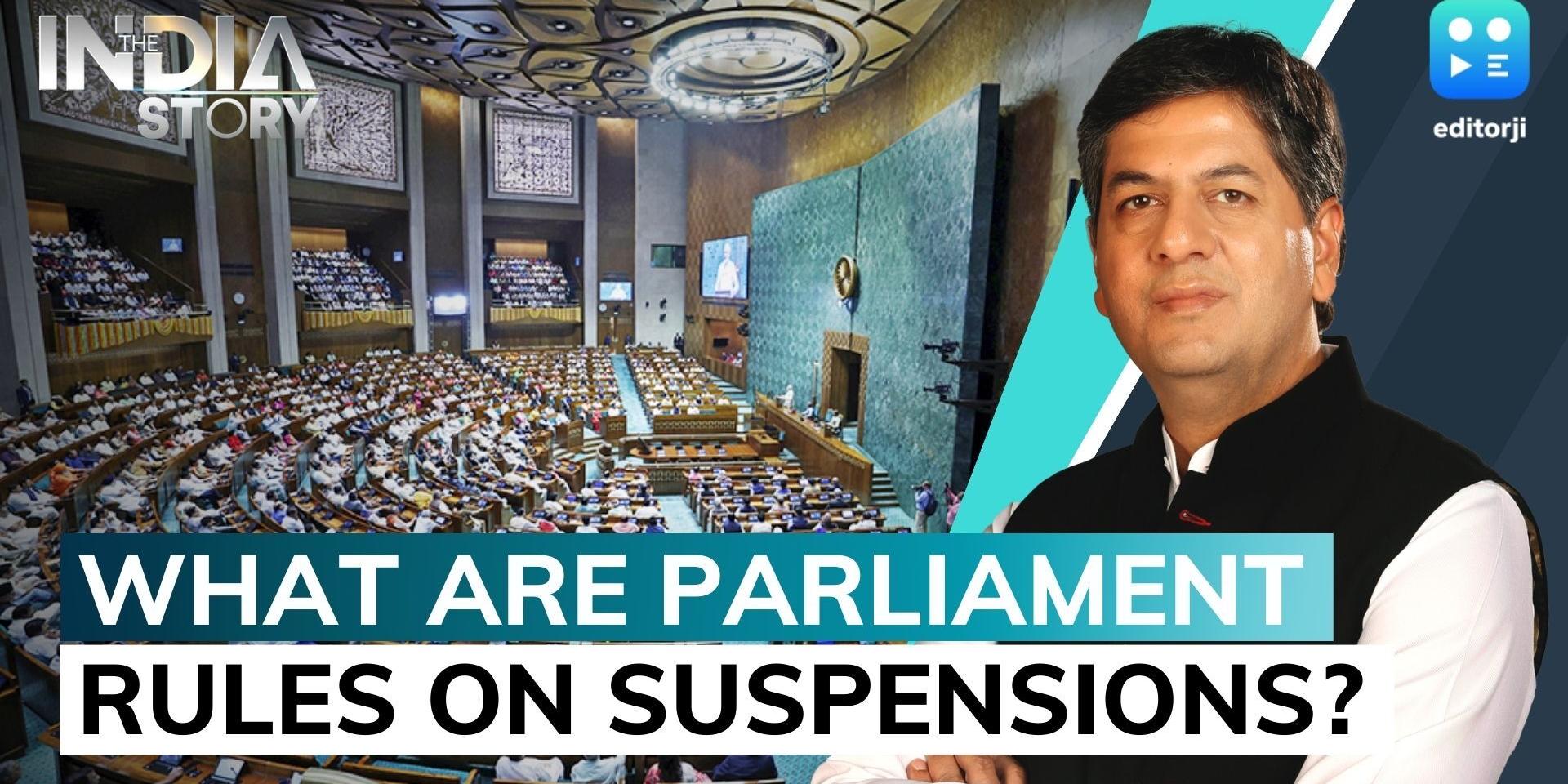 The India Story | What mass suspension of Opposition MPs means for ...