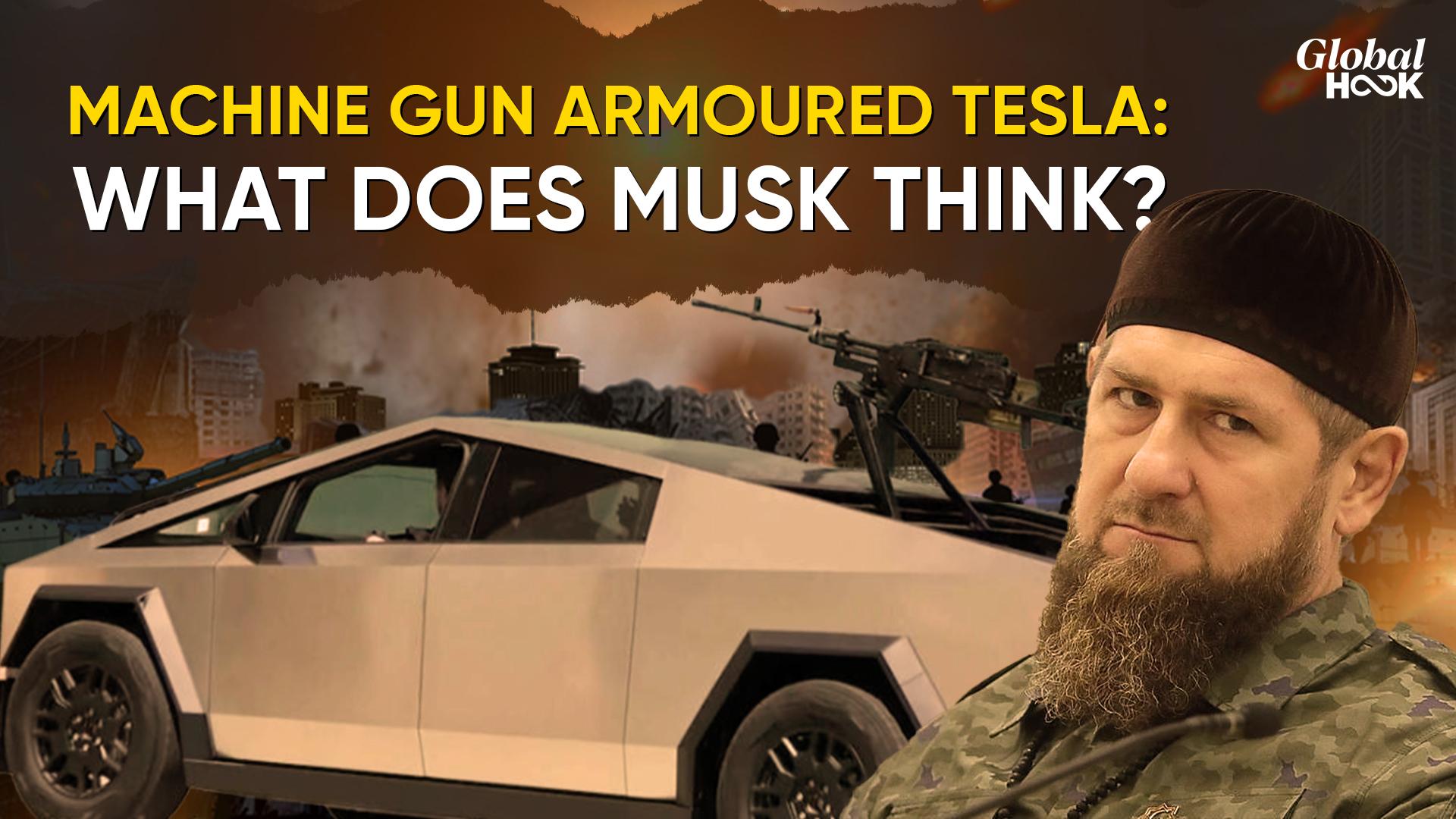 Chechen Boss Flaunts Tesla Cyber Truck Customised For Russia‘s War On ...