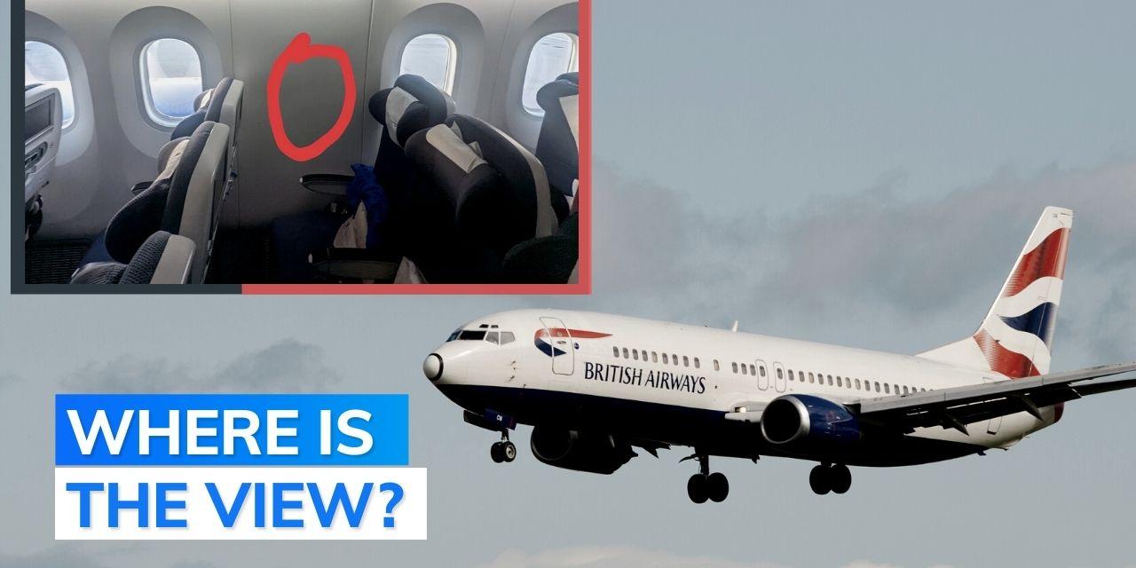 Watch: passenger gets ‘windowless’ seat even after booking a window ...