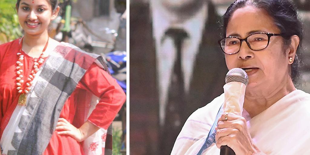 CM Mamata Banerjee wishes all the very best to rajanya haldar for her ...