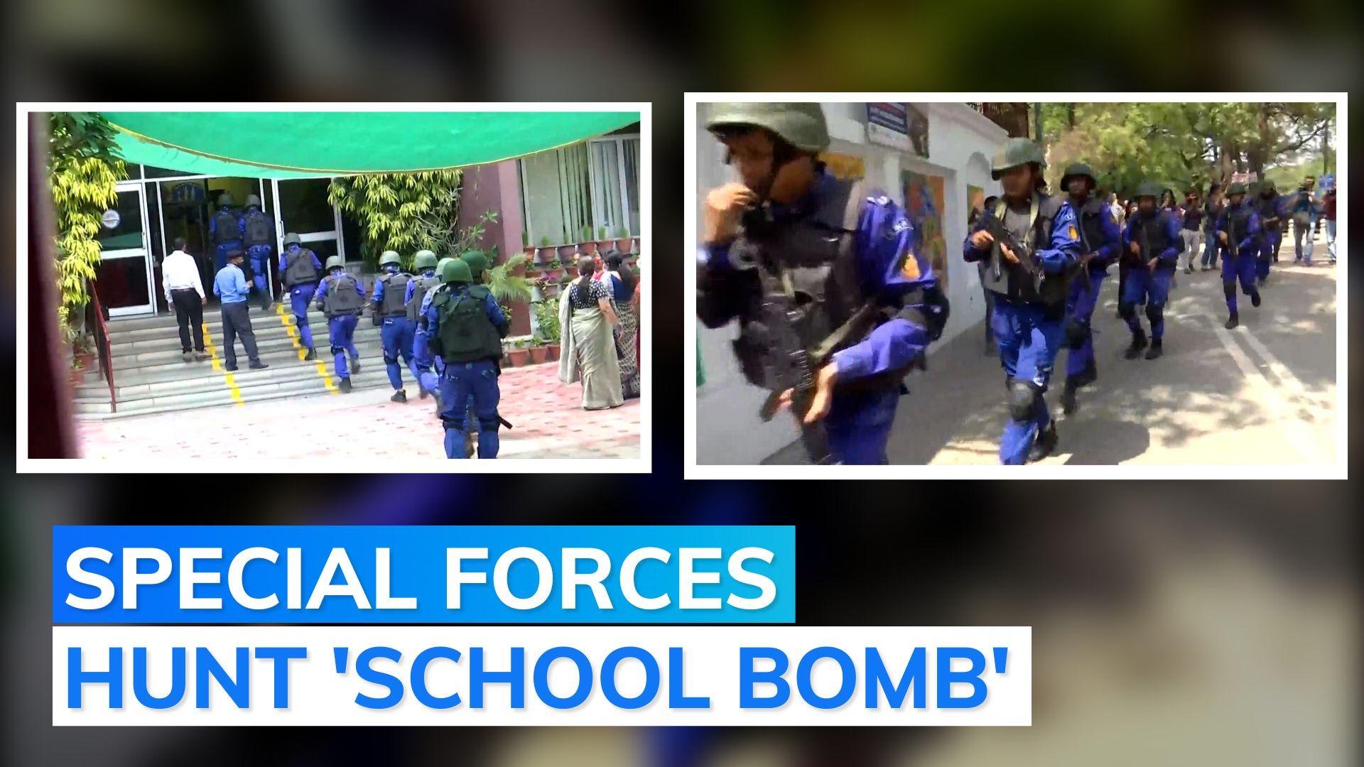 Watch: SWAT team reaches Delhi school after bomb threat | Editorji