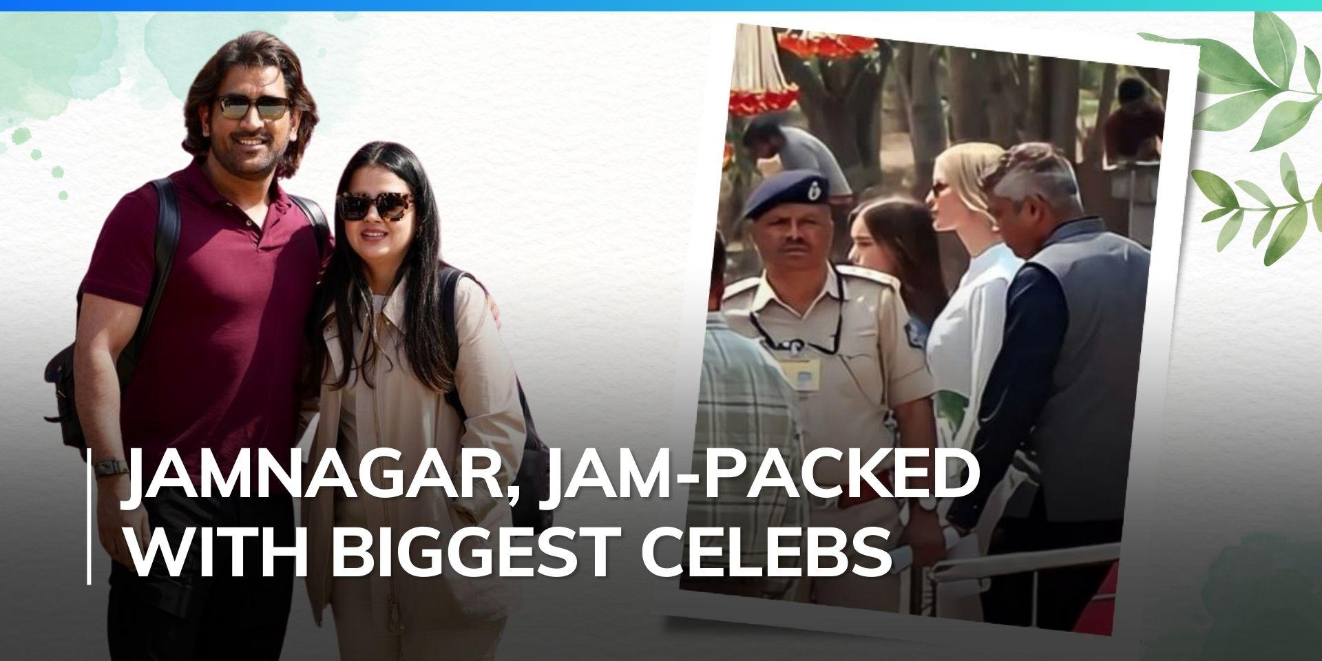 From Ivanka Trump to MS Dhoni: Watch stars reach Jamnagar for Anant ...