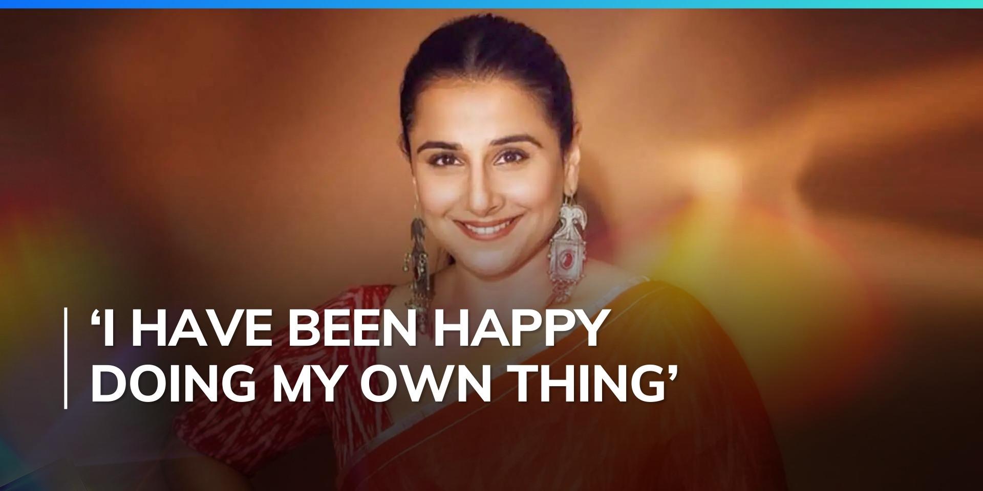 Vidya Balan gets candid about nepotism: ‘The industry doesn’t belong to ...