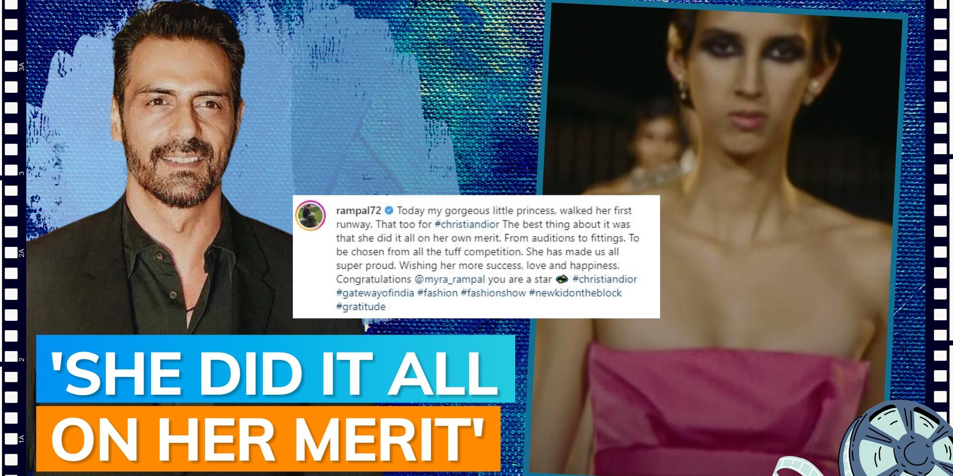 Arjun Rampal‘s daughter Myra makes runway debut at Dior Mumbai show ...