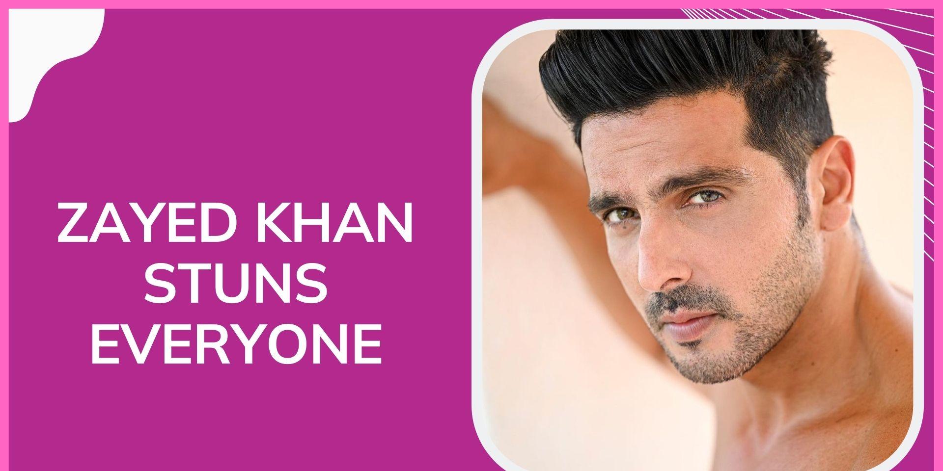 Zayed Khan amuses fans with a dramatic body transformation, thanks ...
