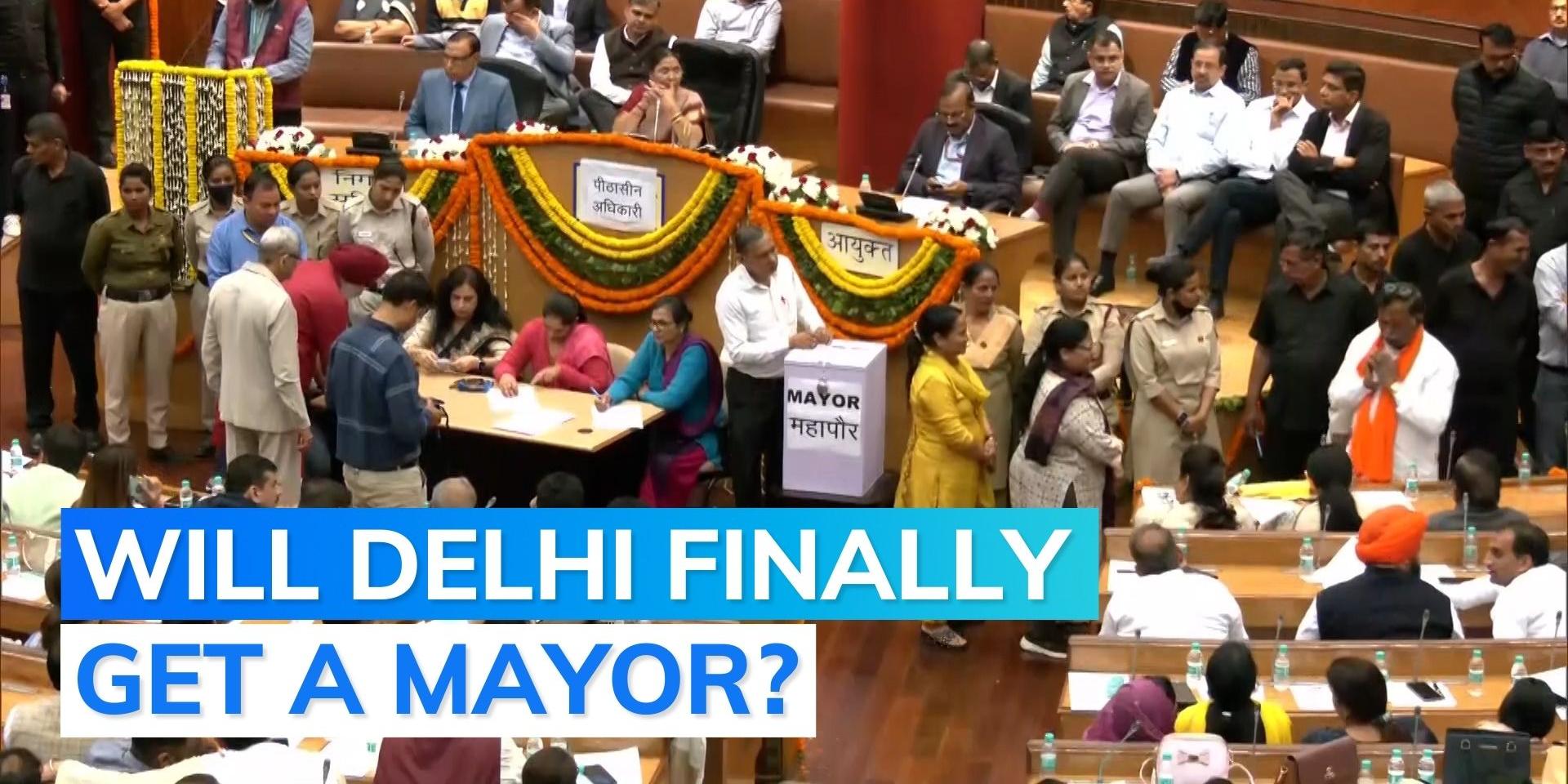 Elections for Delhi mayor under way after three failed attempts | Editorji