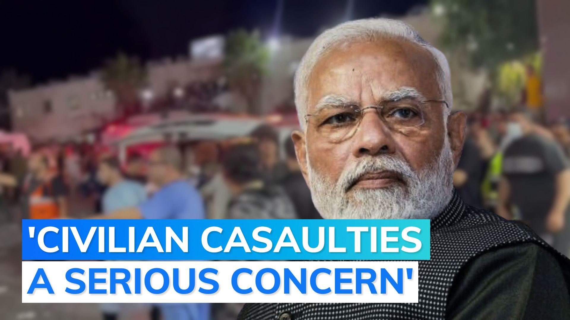 Gaza Baptist hospital bombing: PM Modi ‘shocked’, calls for punishment ...
