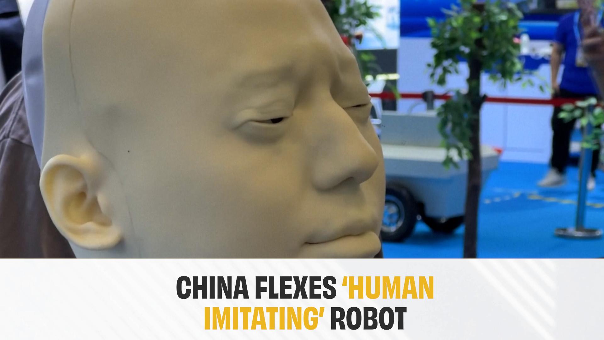 ‘Human mimicking’ robot stuns crowd at China International Fair | Editorji