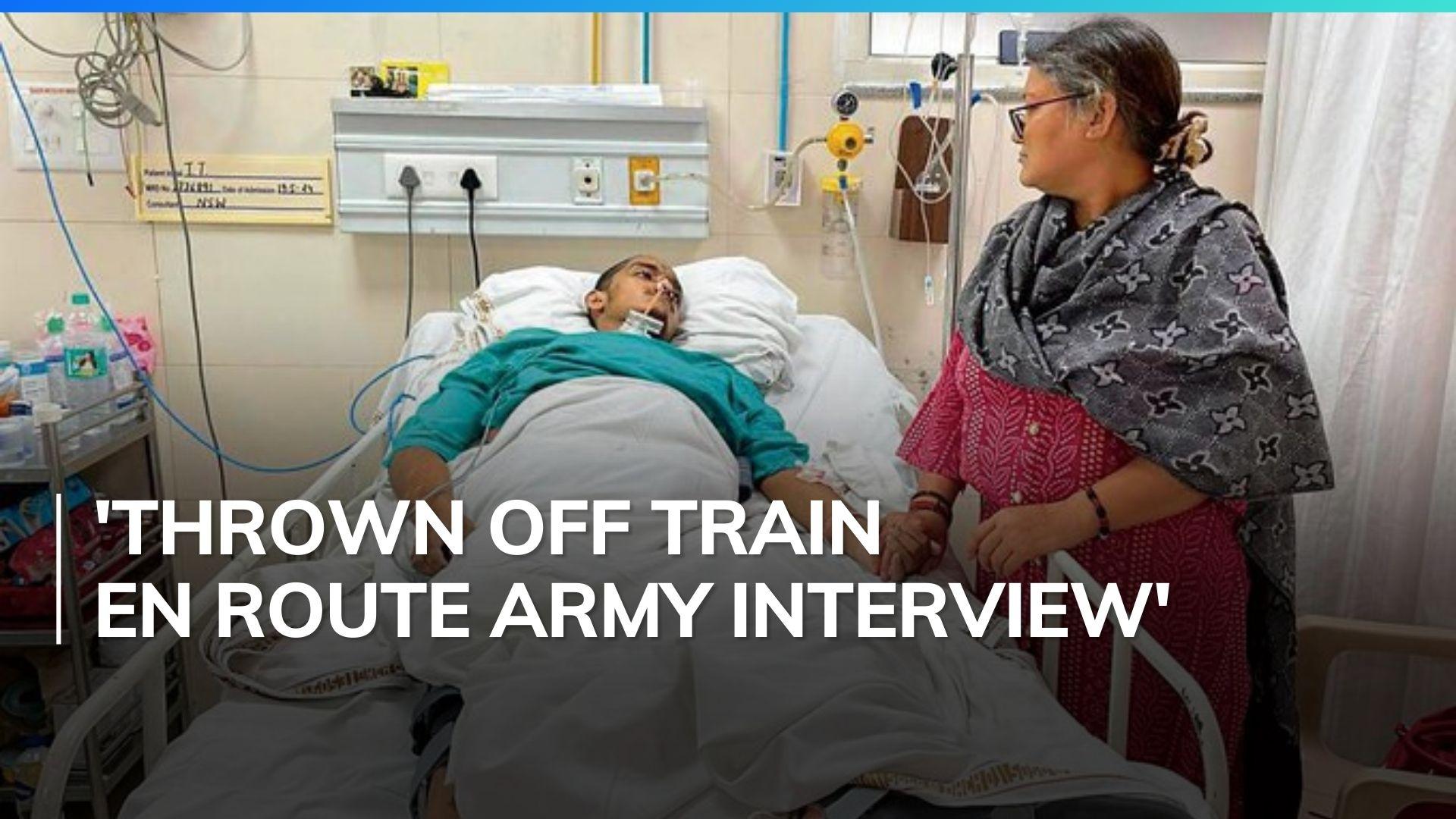 ‘Thrown off train for..’: Army aspirant describes his ordeal | Editorji