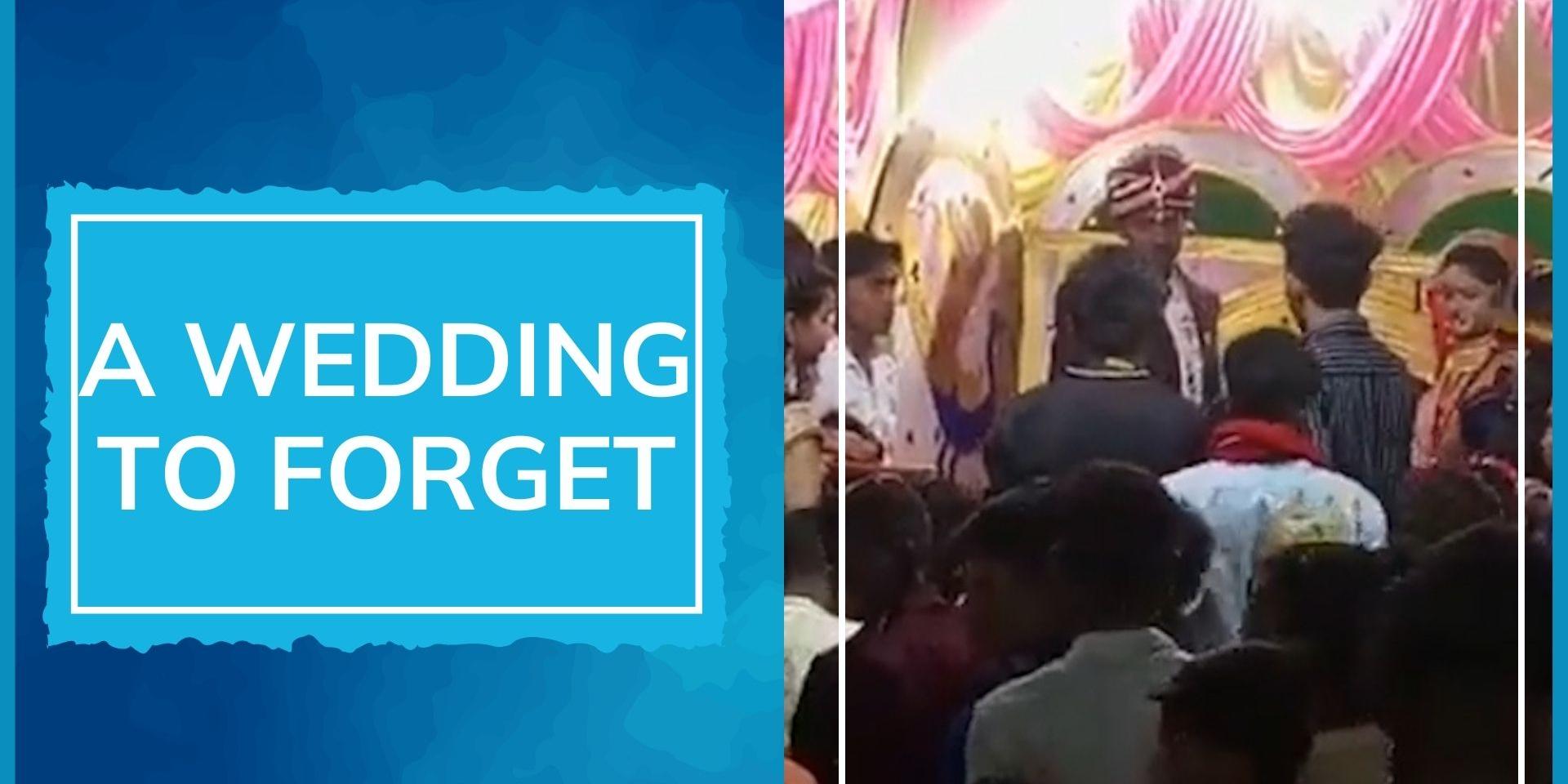 Watch: Bride slapped her would-be husband twice during wedding ceremony ...