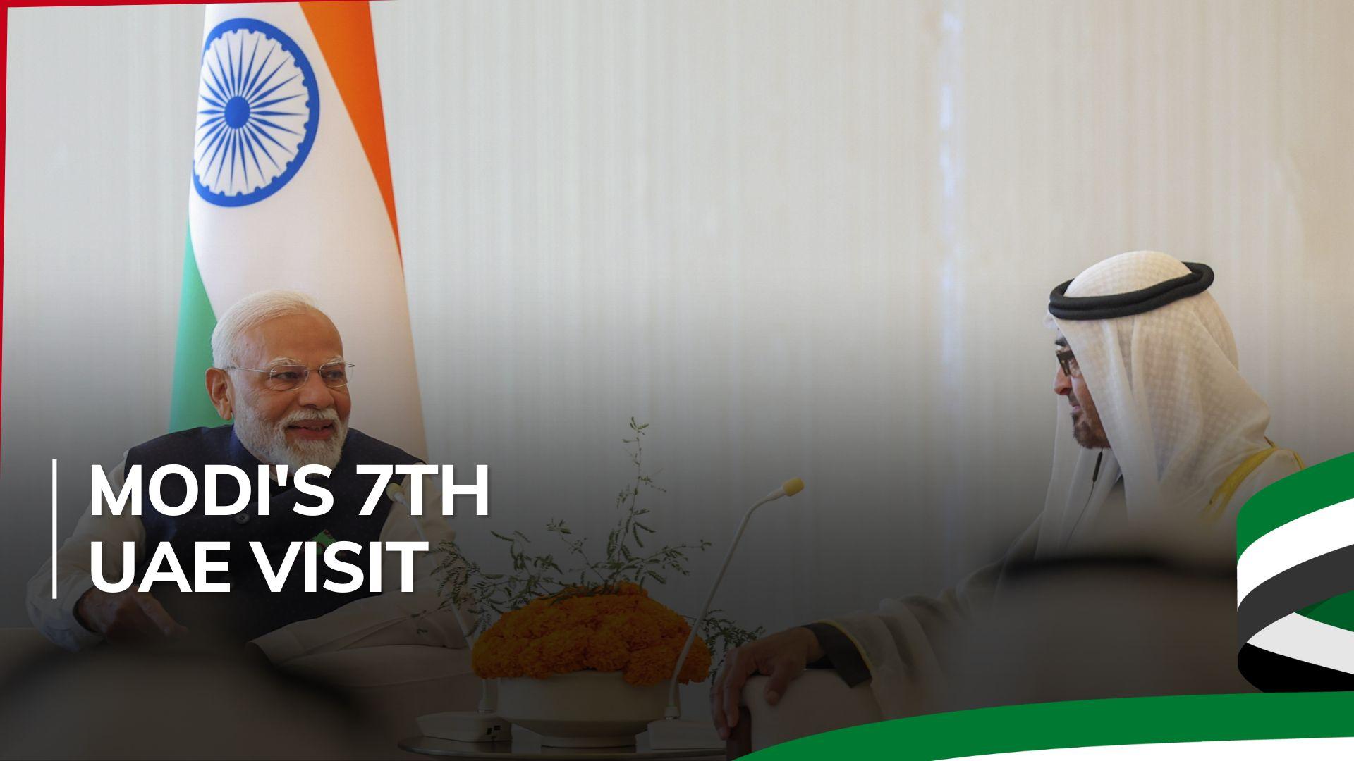 PM Modi holds wide-ranging talks with UAE President | Editorji