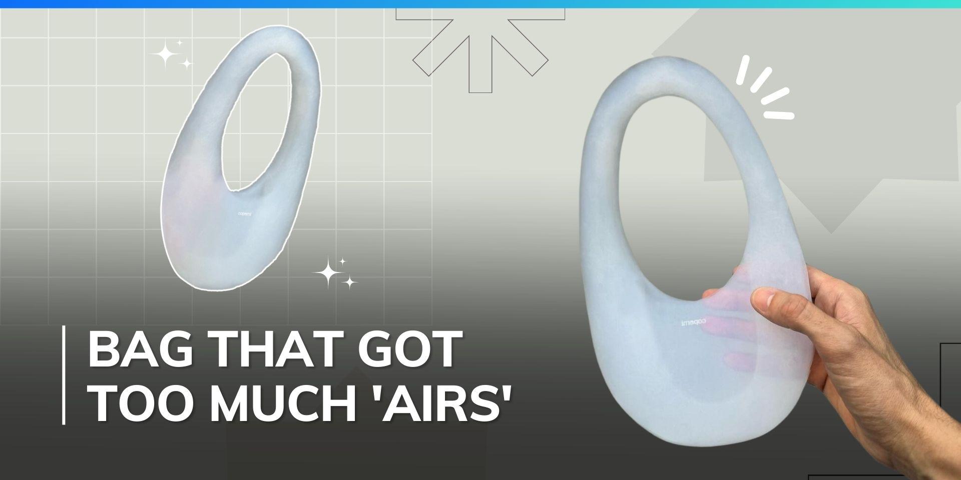 A bag made of... air? Coperni‘s newly launched aerogel bag is made of ...