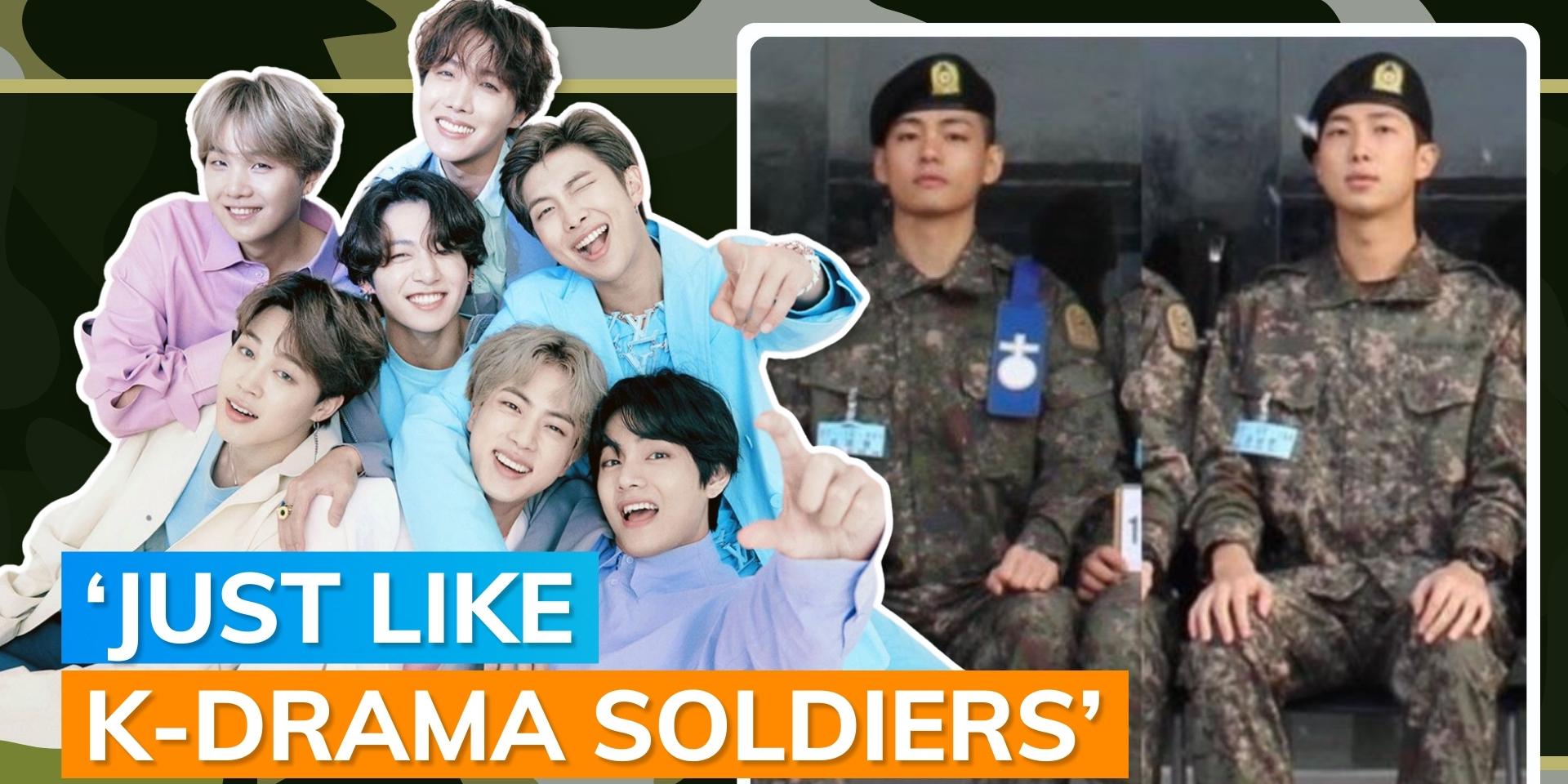BTS army assemble: RM and V’s first picture from military takes the ...