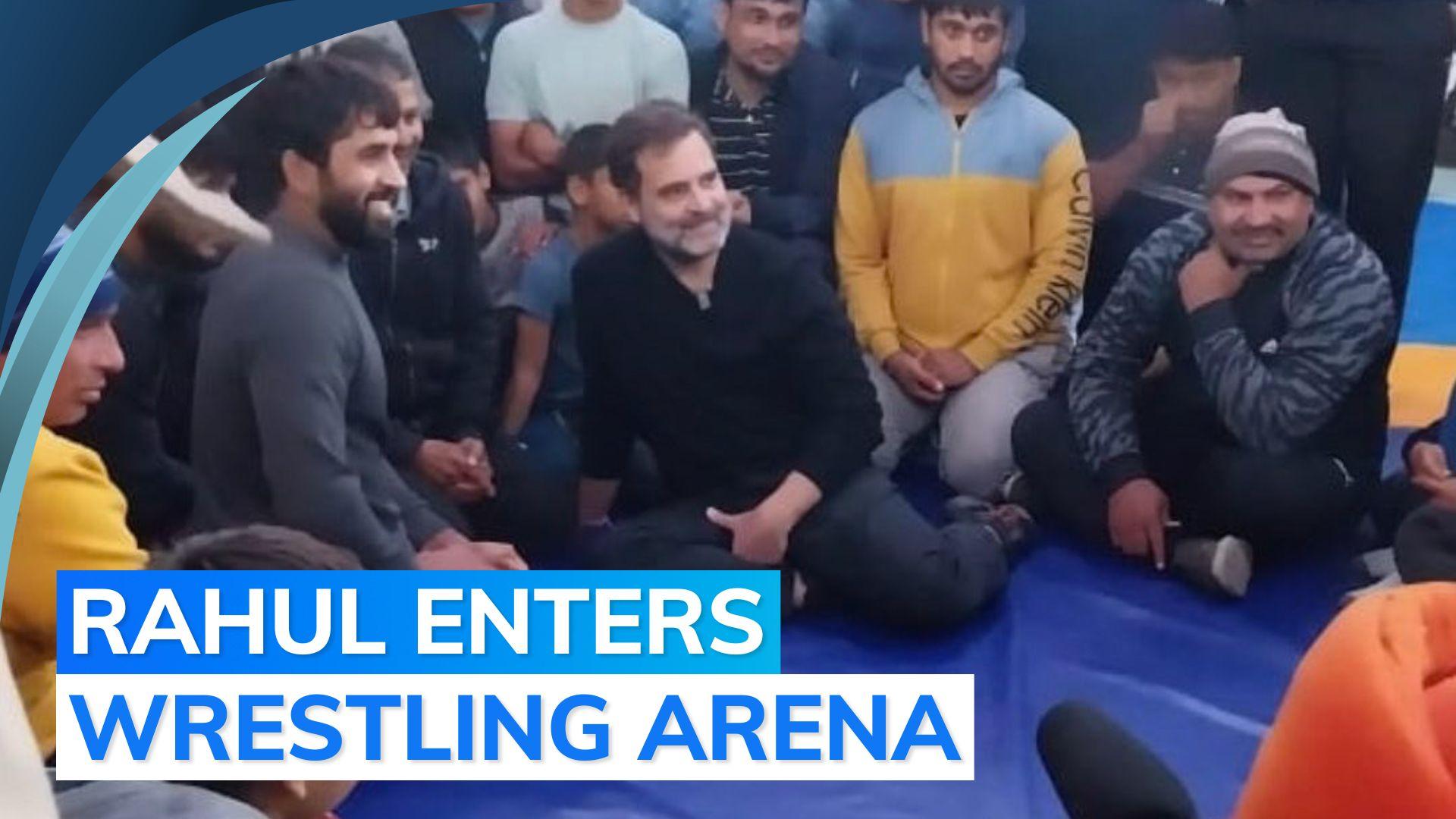 WFI elections aftermath: Rahul Gandhi meets Bajrang Punia, other ...