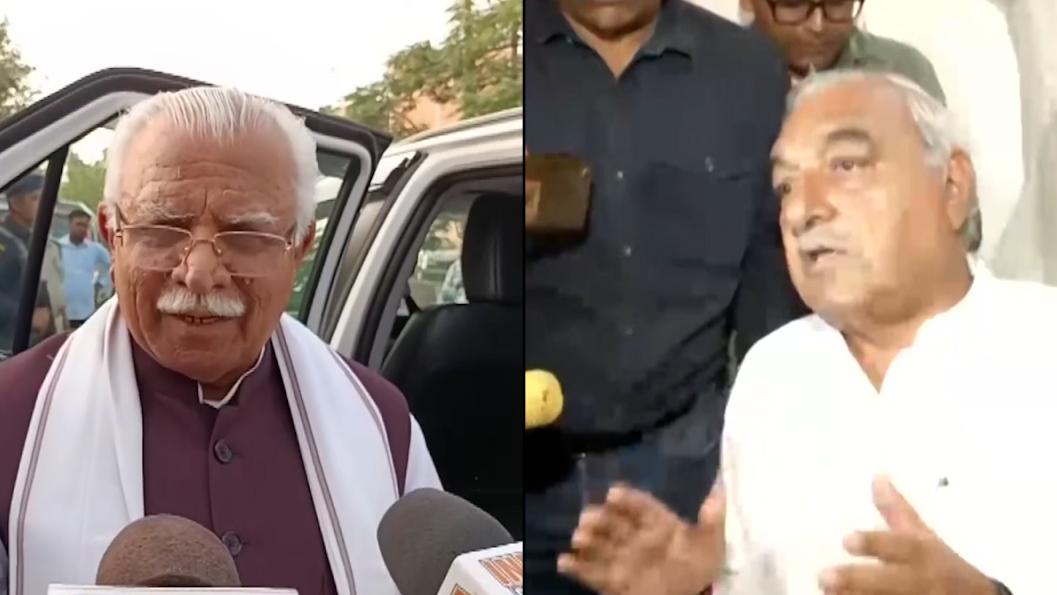 Ex-Haryana CMs--Hooda and Khattar take jibe at each other‘s parties ...