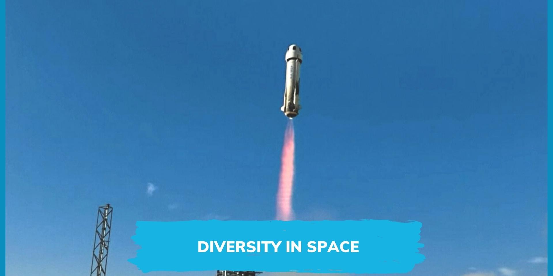 Blue Origin‘s 5th human spaceflight took to the skies with a diverse ...