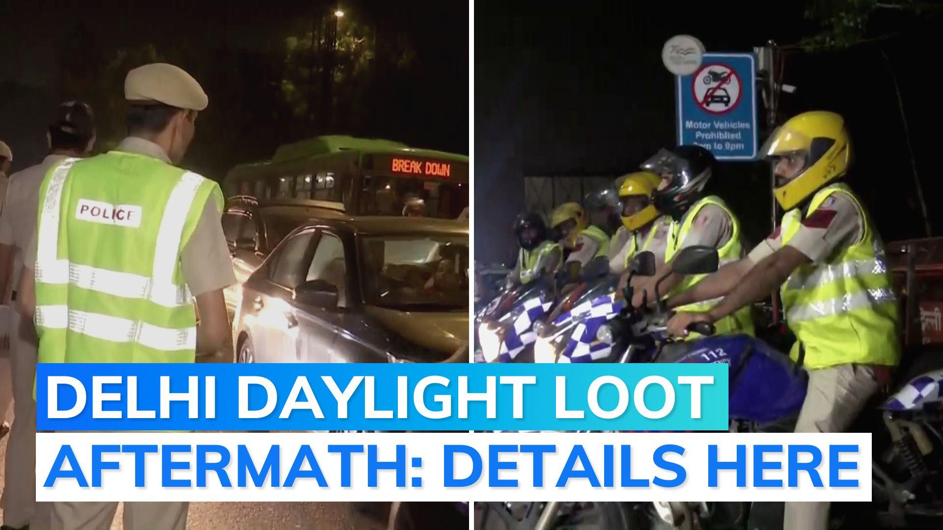 Daylight robbery on camera in Delhi: 1600 taken into custody to trace 5 ...