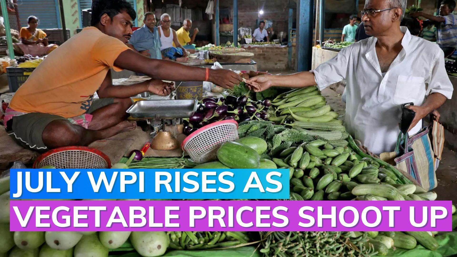 July WPI Inflation stays in negative zone but rises to -1.36% as food ...