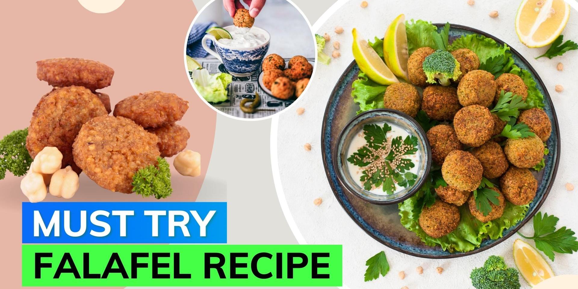 Treat your guests with crispy and soft falafels; follow this recipe to make them | Editorji