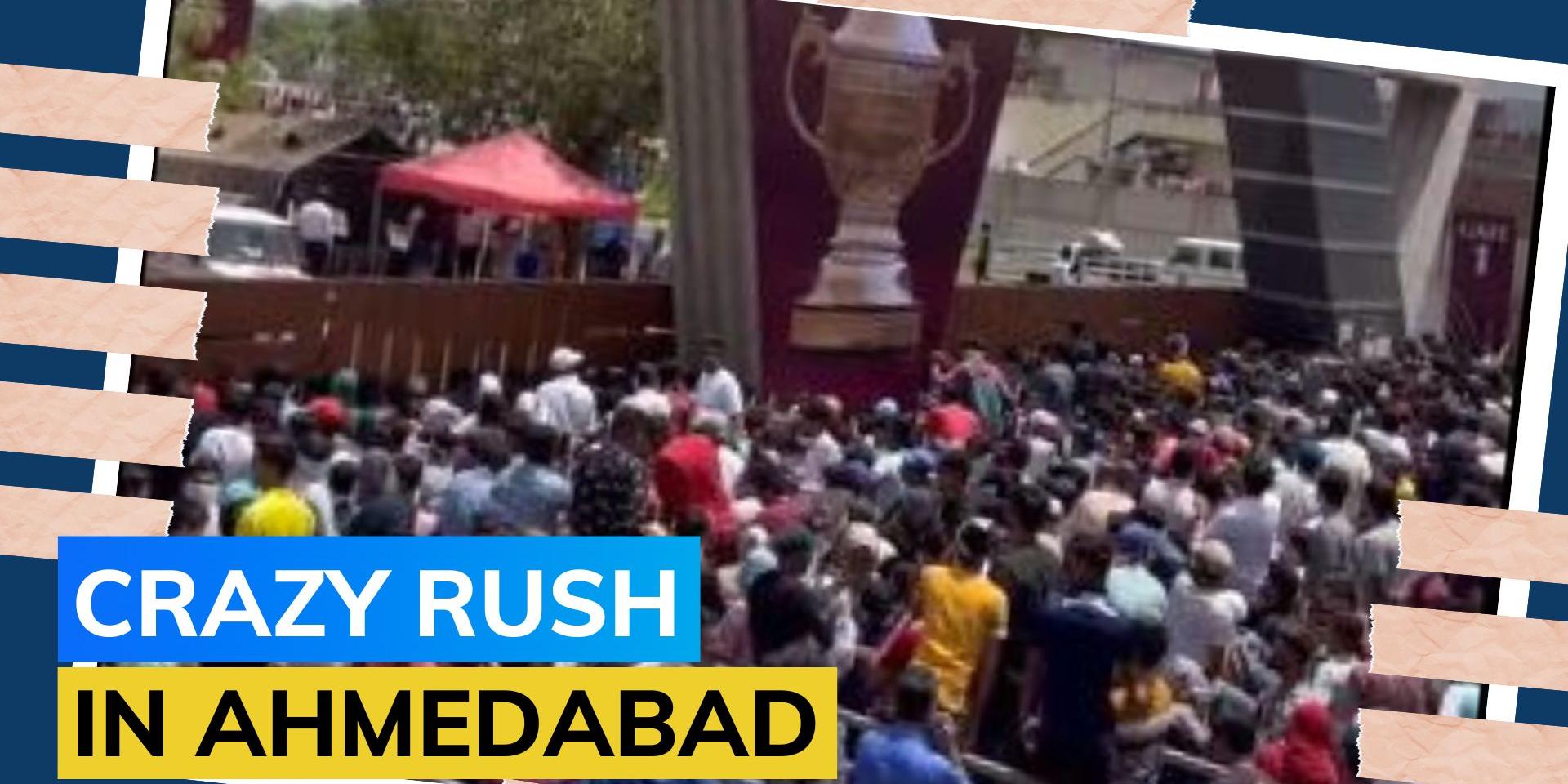 TATA IPL 2023: Mad rush for playoff tickets as thousands of fans queue ...