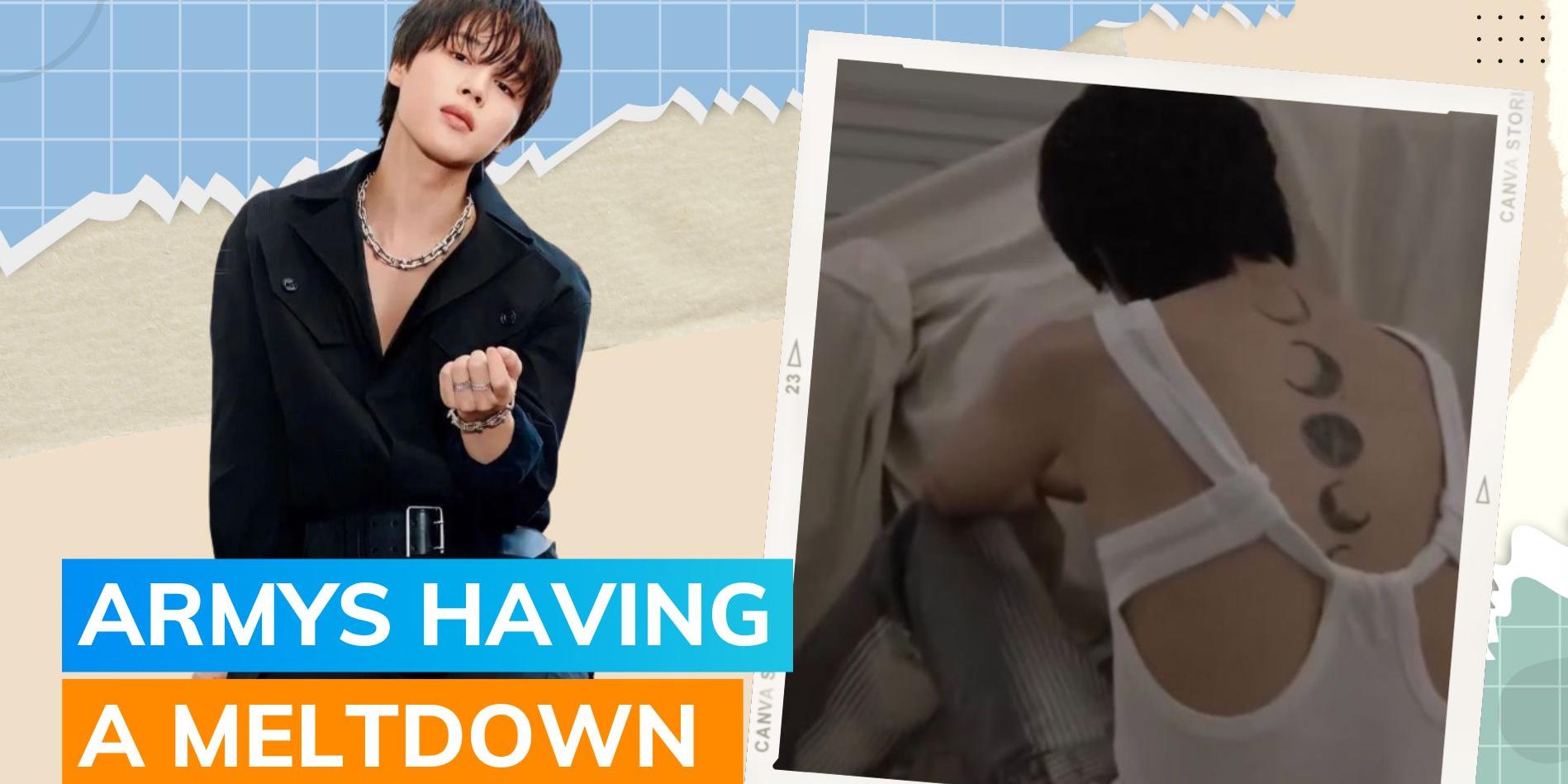 First time ever: BTS member Jimin gives glimpse of his moon tattoos | Editorji